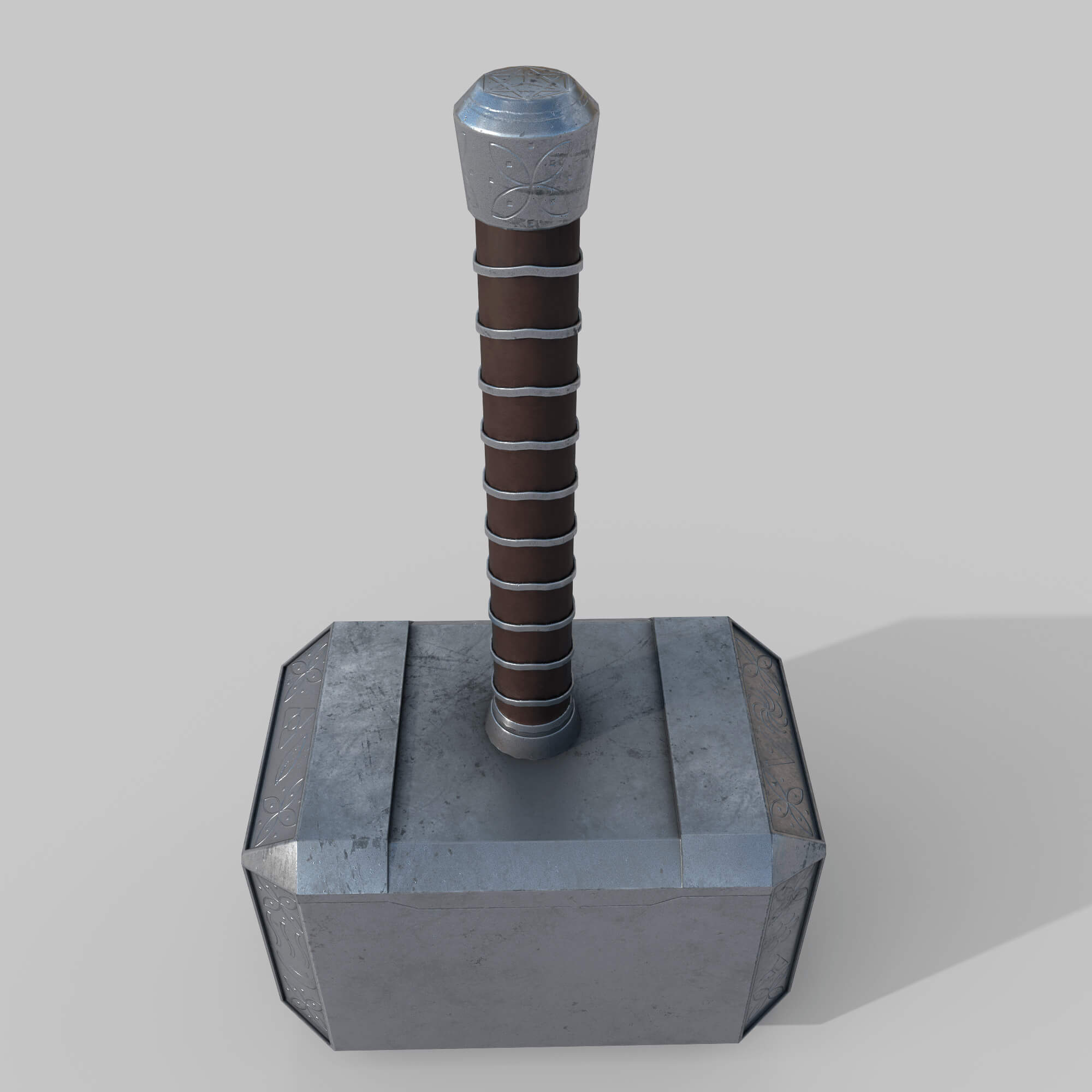 Thor's Hammer - 3D Model by Simple3D