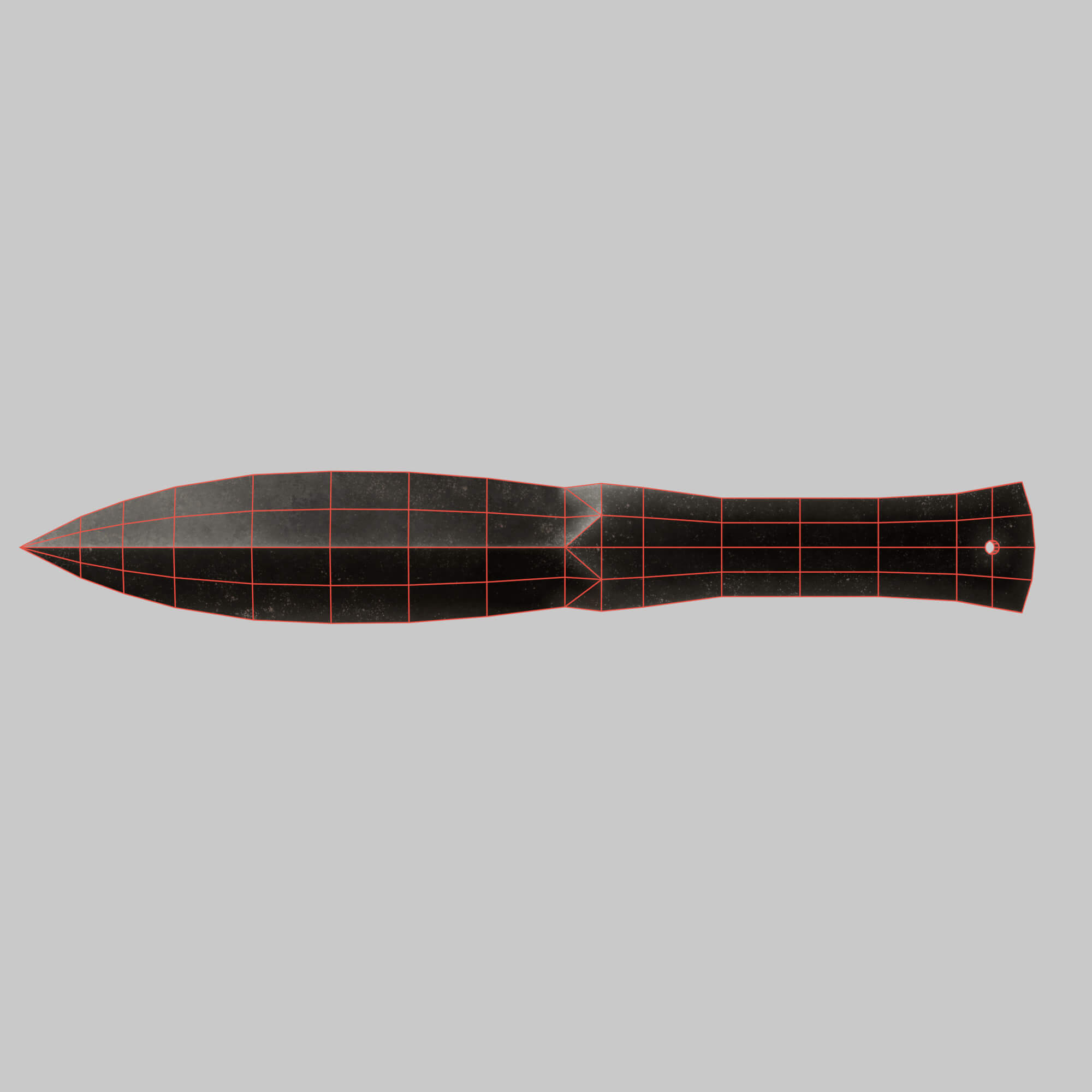 Throwing Knife - 3D Model by Simple3D