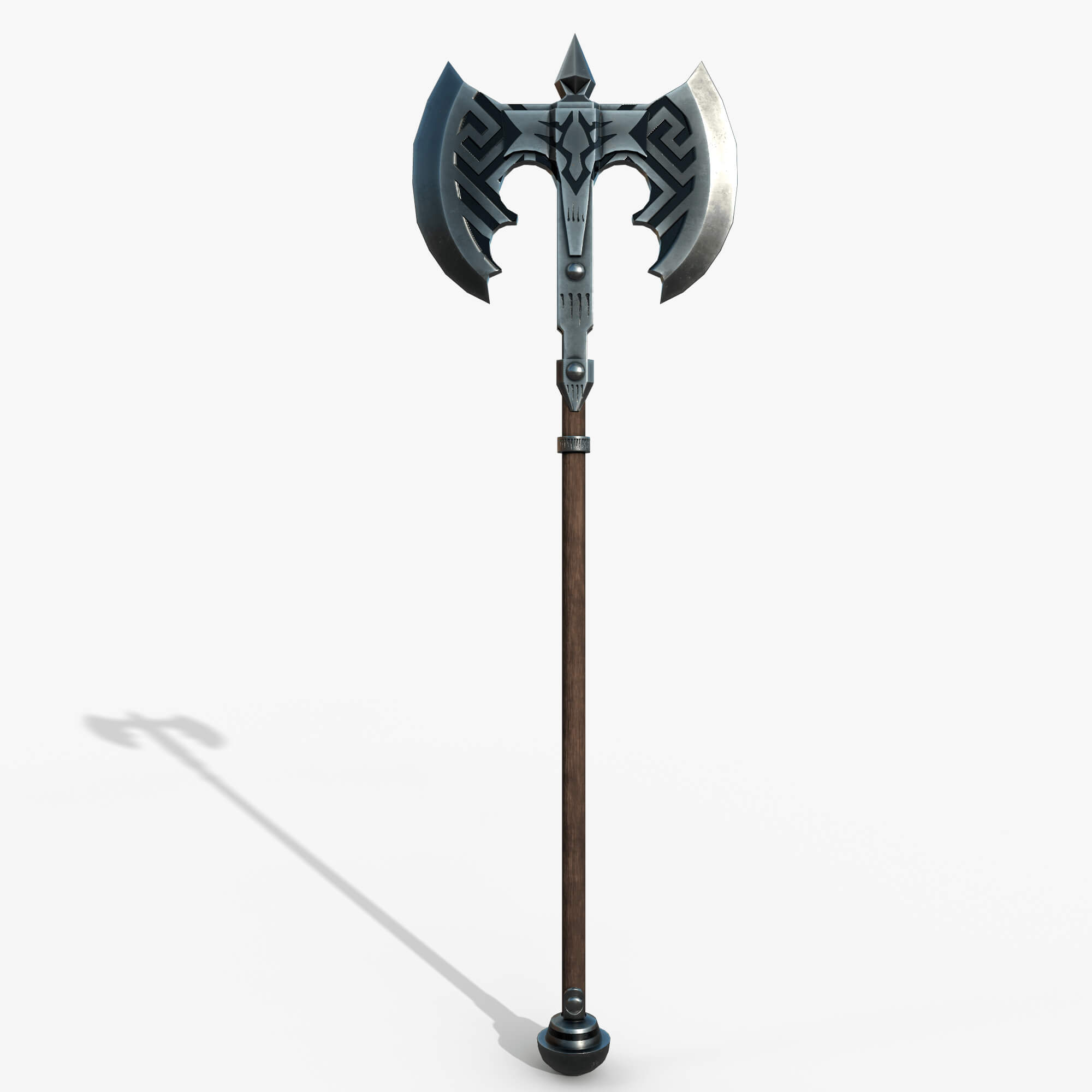 Two Handed Ax - 3D Model by Simple3D