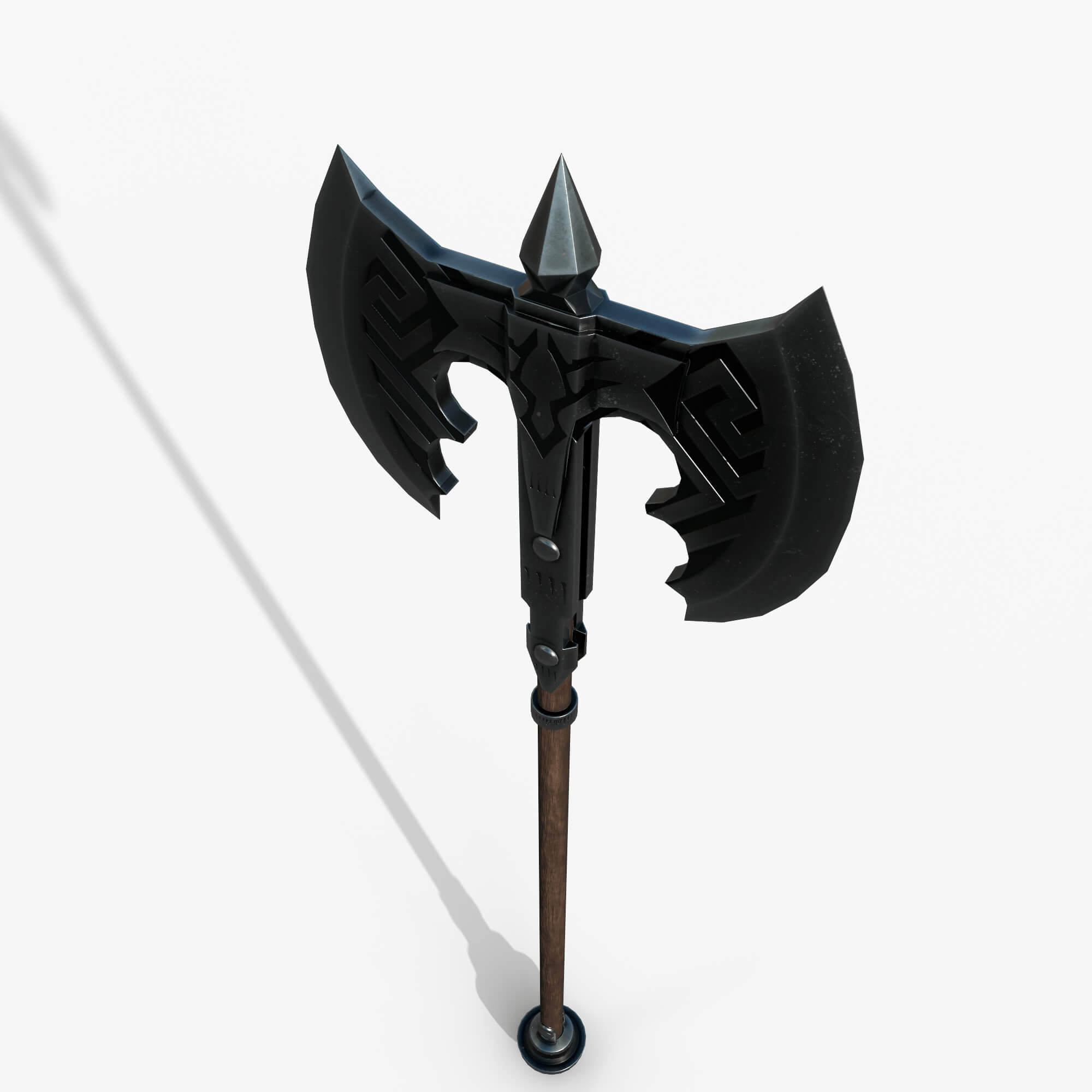 Two Handed Ax - 3D Model by Simple3D