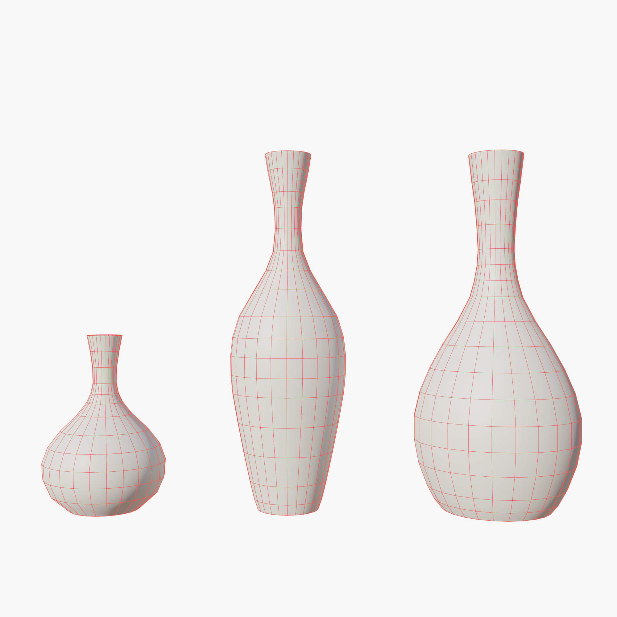 Vases Asset Bronze - 3D Model by Simple3D