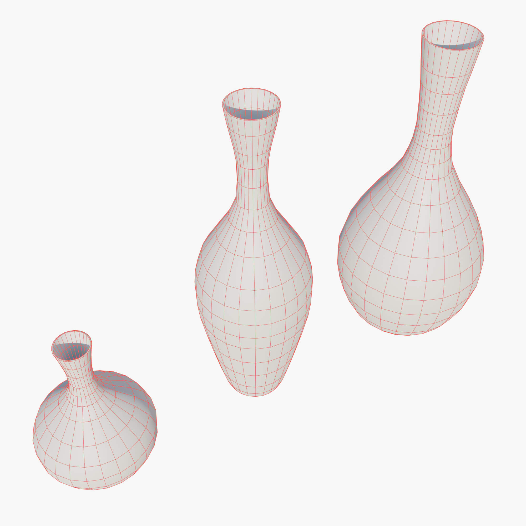 Vases Asset Clay - 3D Model by Simple3D