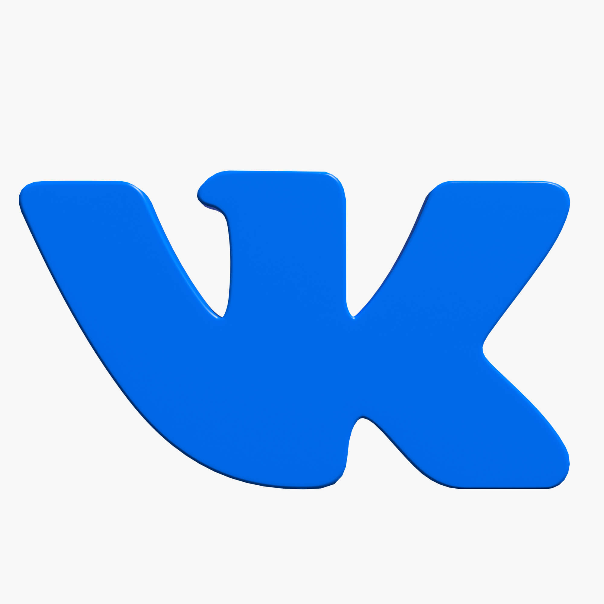 Vk Vkontakte Logo - 3D Model by Simple3D