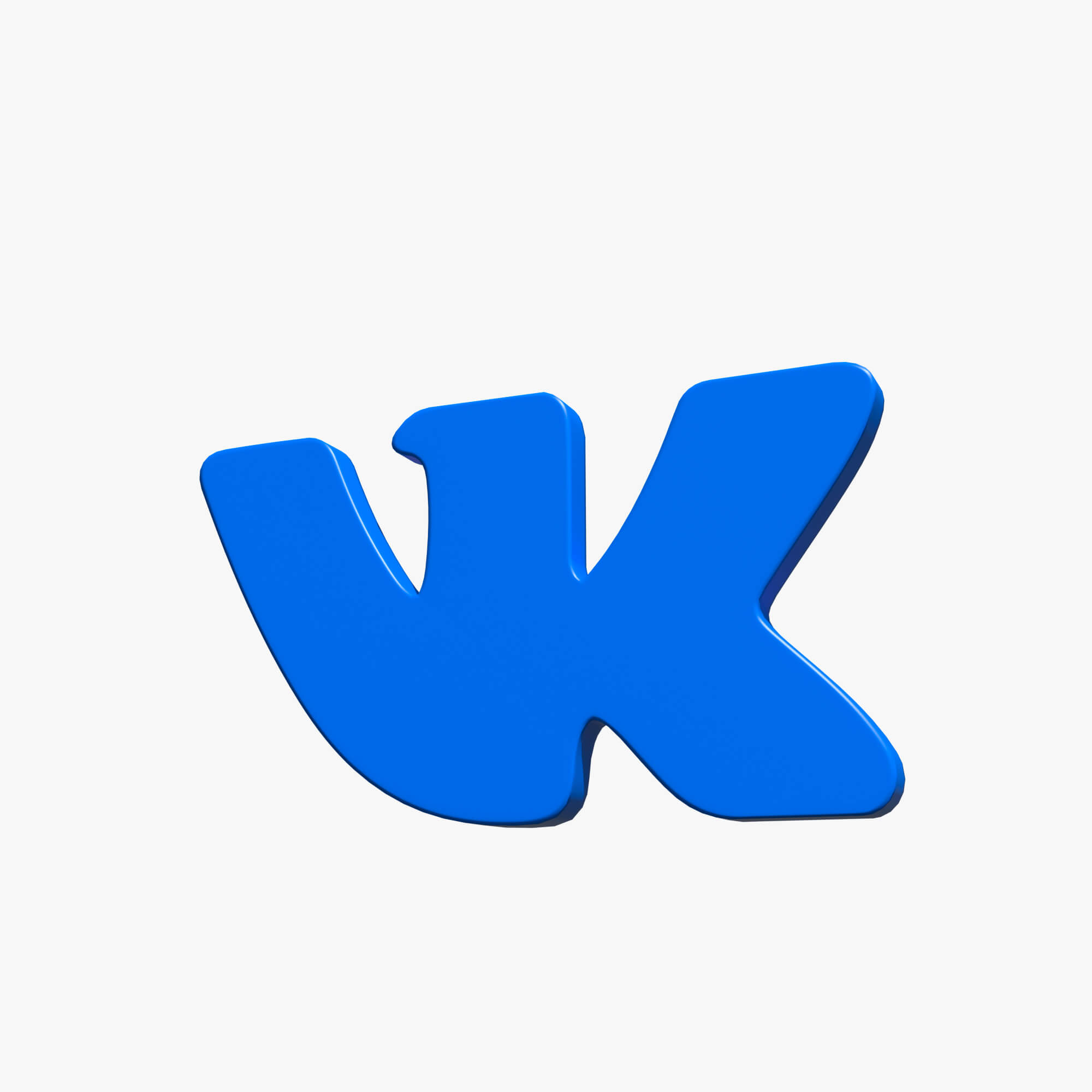 Vk Vkontakte Logo - 3D Model by Simple3D