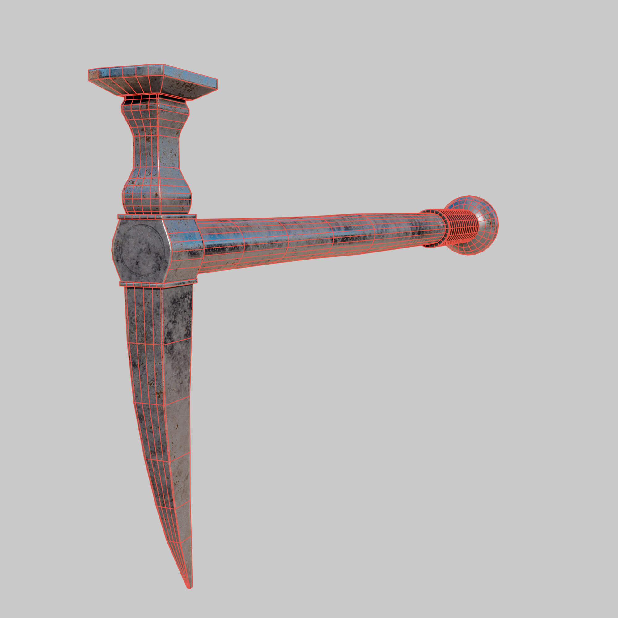 War Hammer Steel - 3D Model by Simple3D