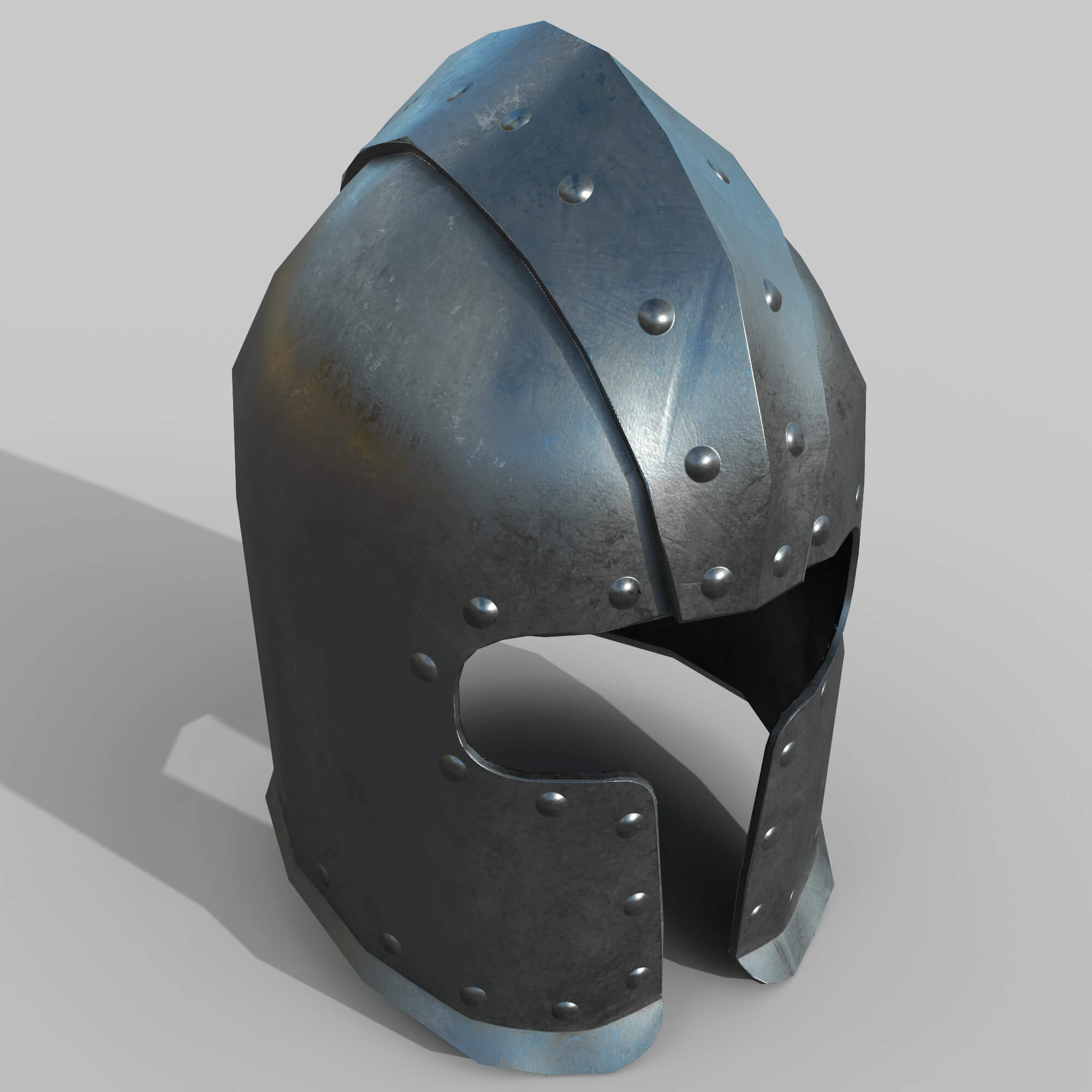 Warrior Helmet Version 2 - 3D Model by Simple3D