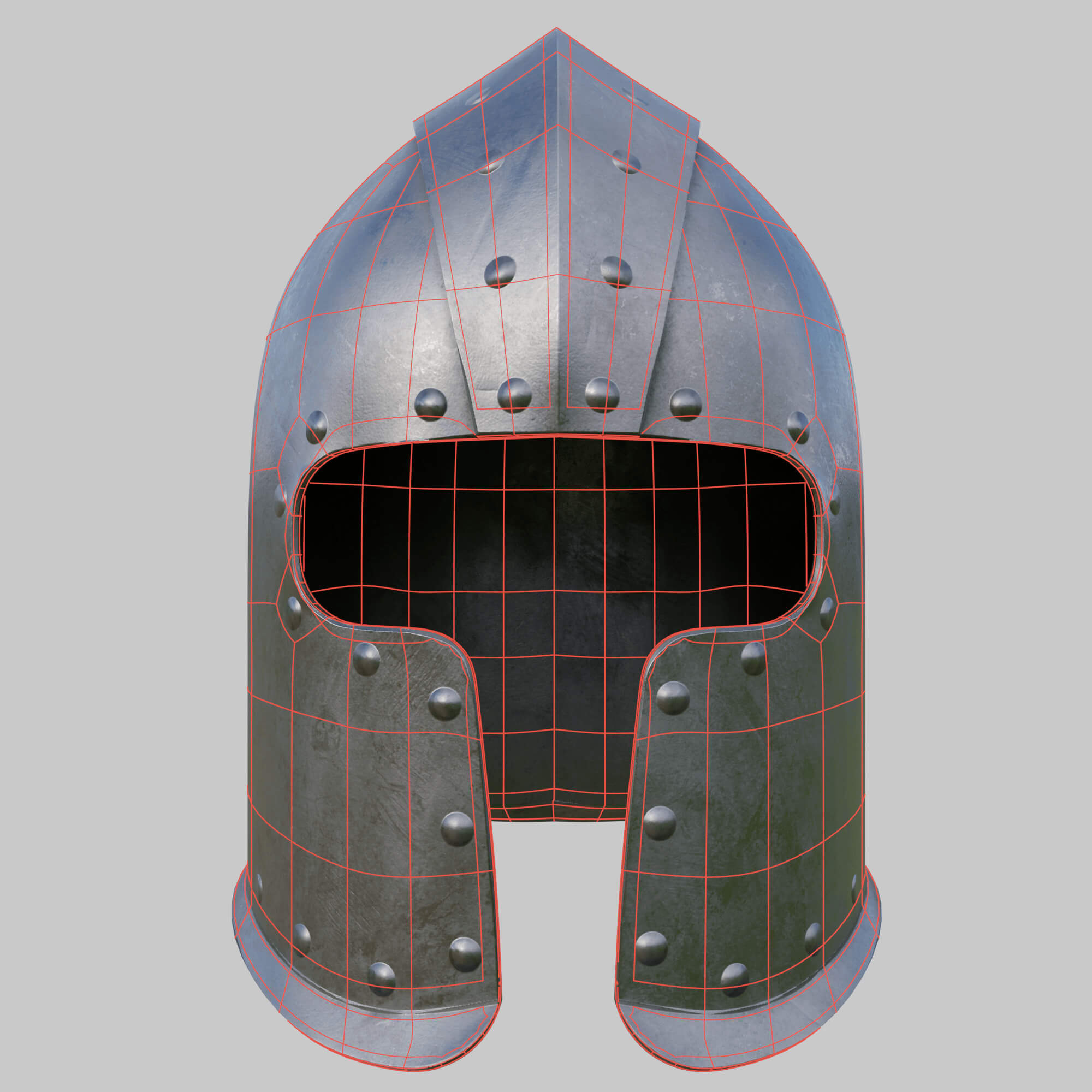 Warrior Helmet Version 2 - 3D Model by Simple3D