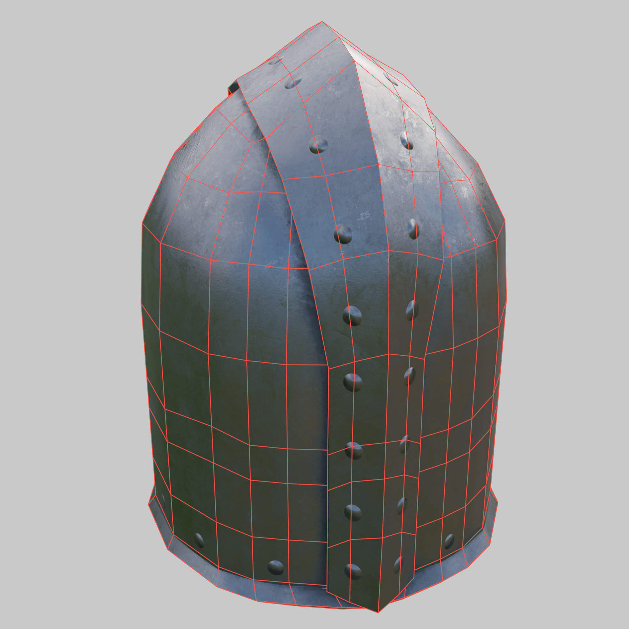 Warrior Helmet Version 2 - 3D Model by Simple3D