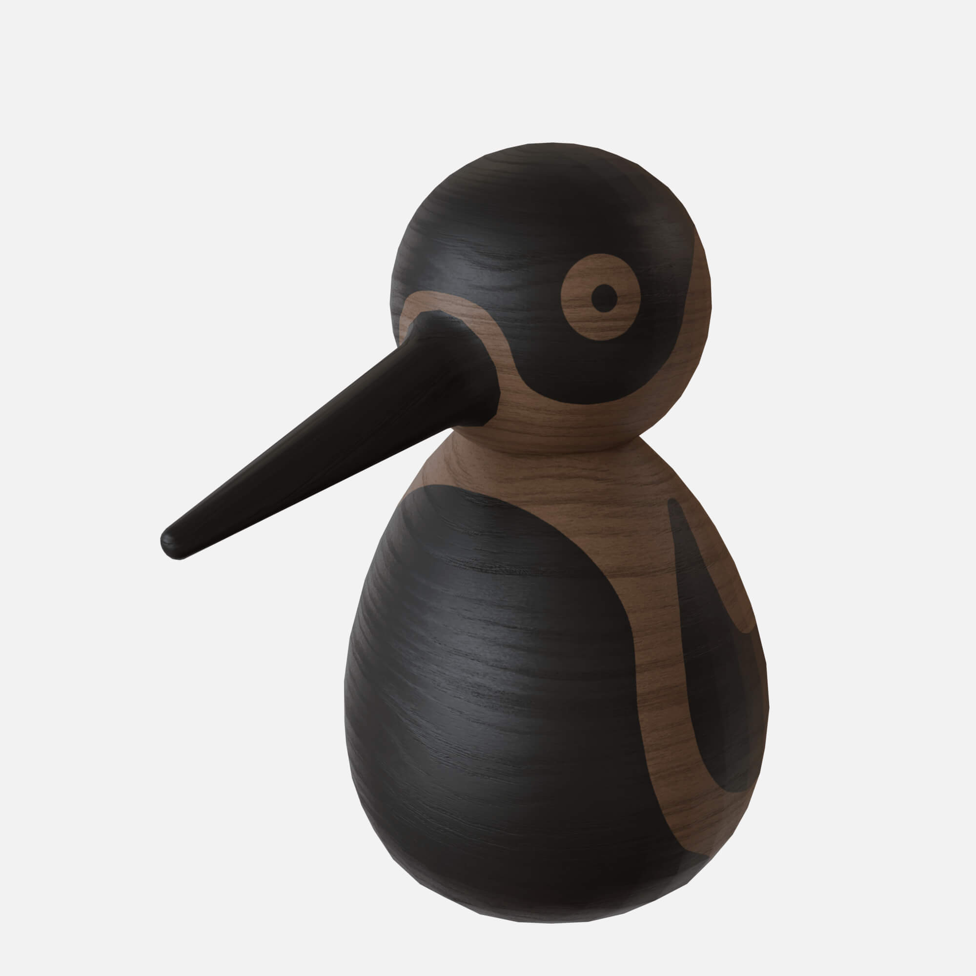 Wood Birds Collection 5 Items - 3D Model by Simple3D