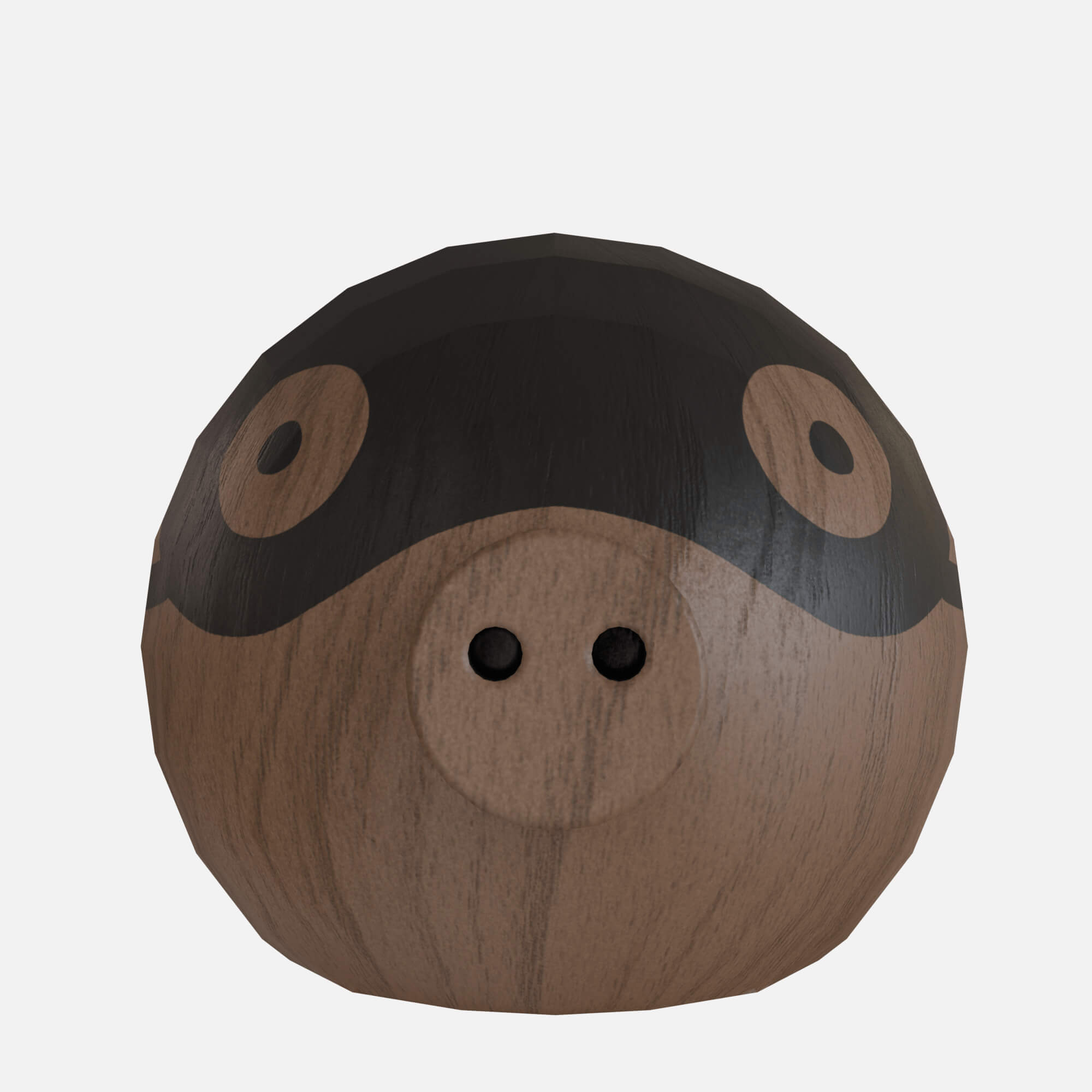 Wood Toy Pig - Free 3D Model by Simple3D