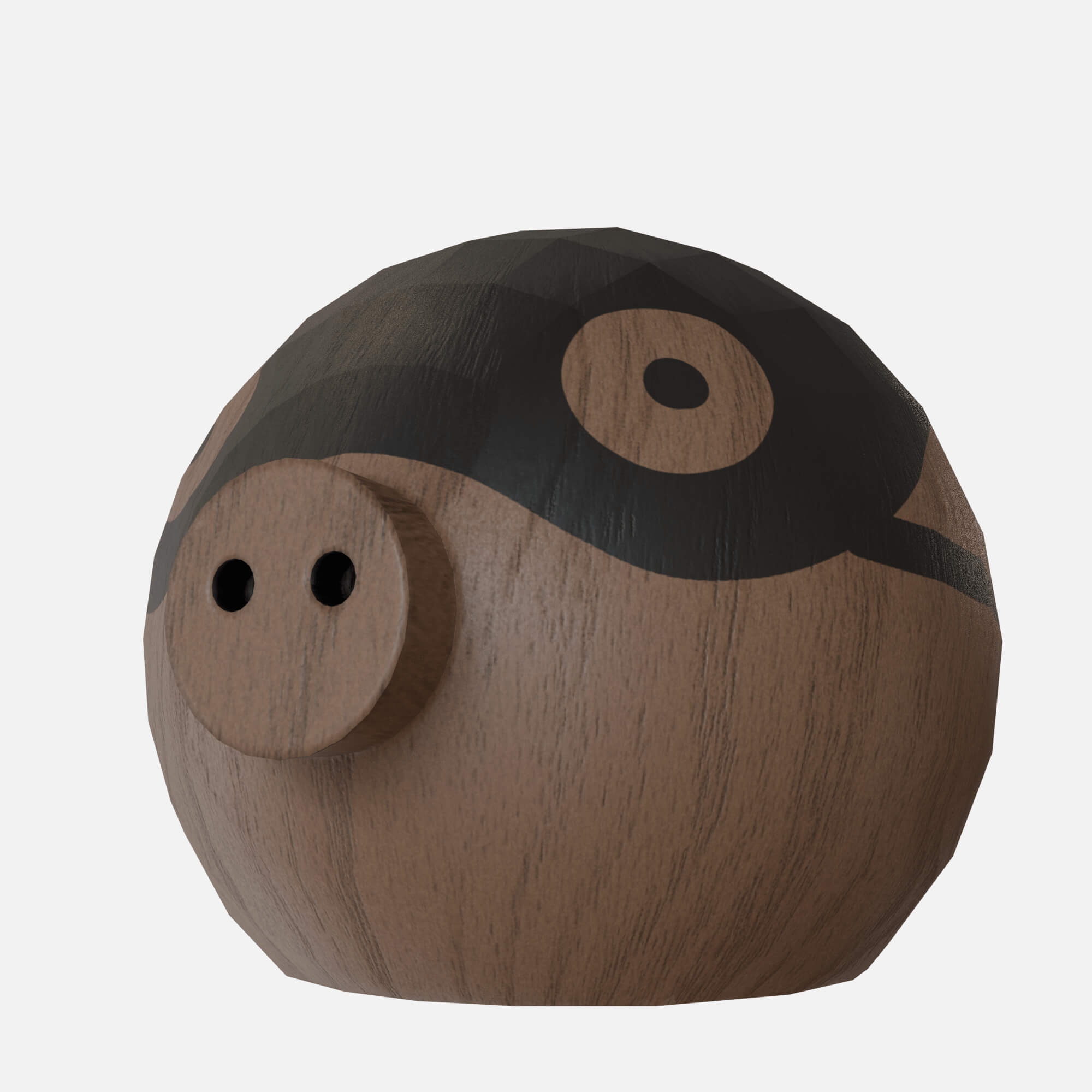 Wood Toy Pig - Free 3D Model by Simple3D