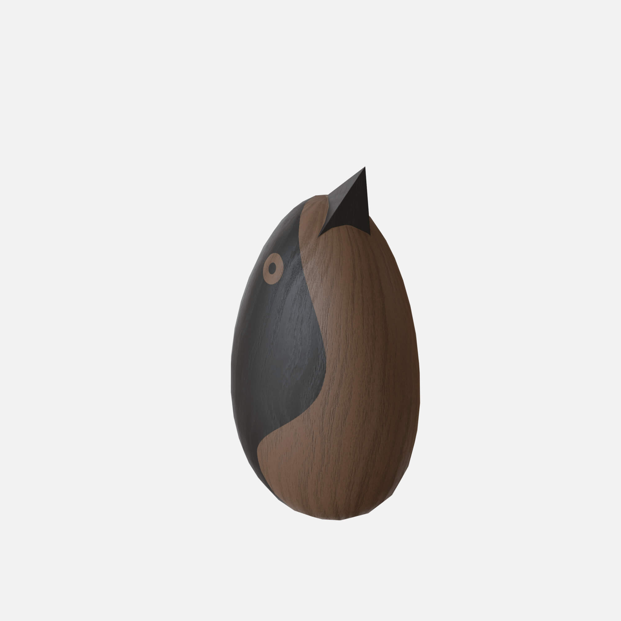 Wood Round Bird - 3D Model by Simple3D