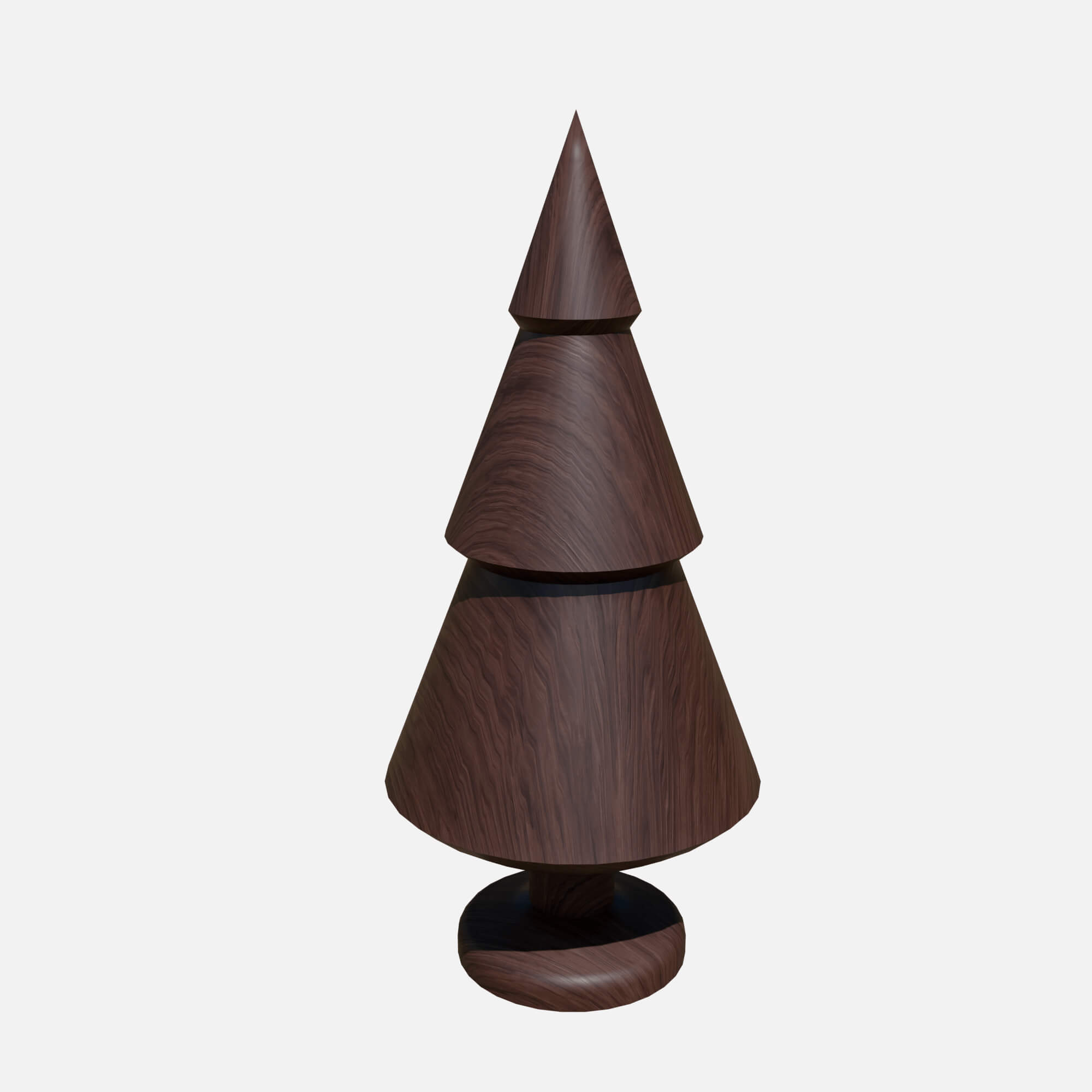 Wood Tree Decor 1 - 3D Model by Simple3D