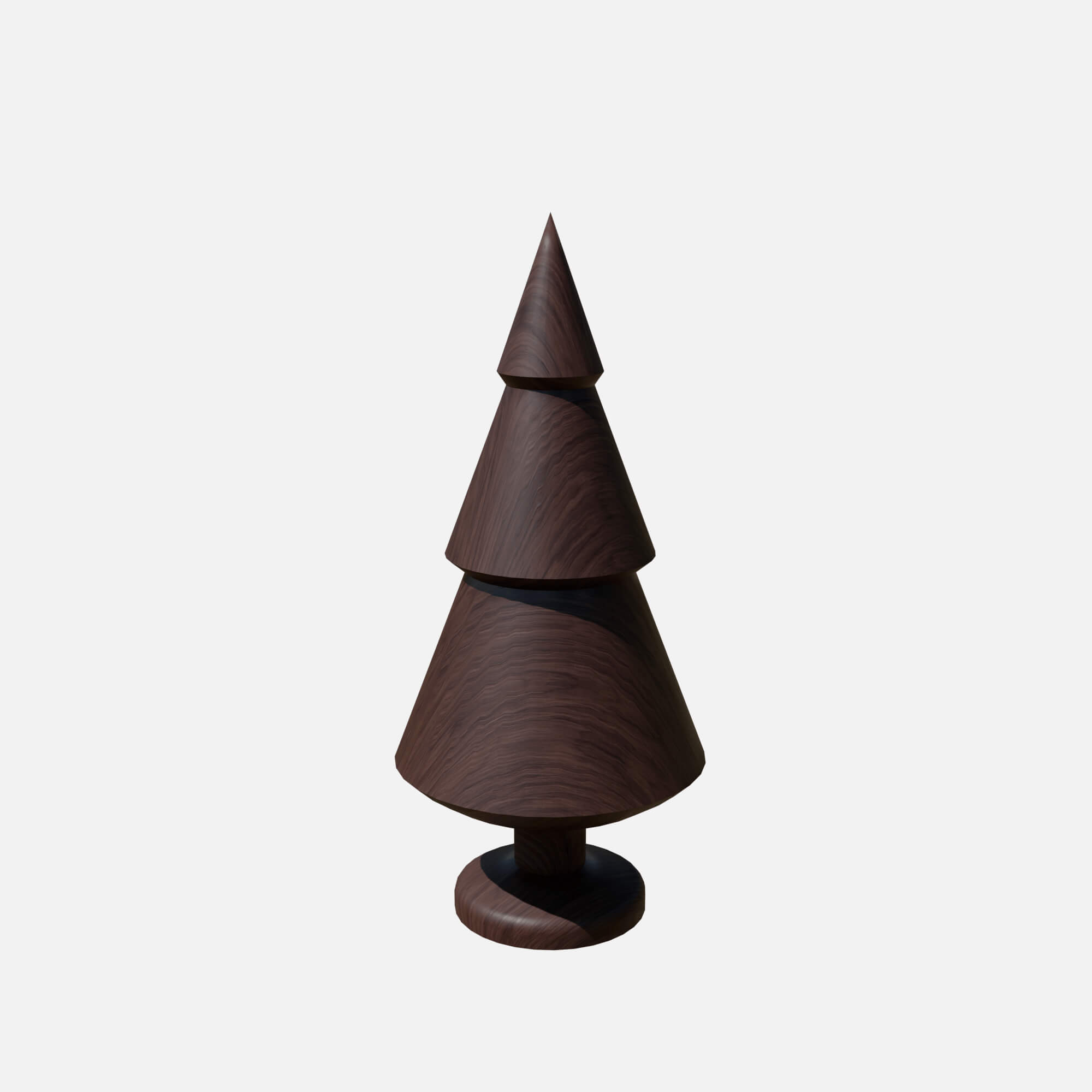 Wood Tree Decor 1 - 3D Model by Simple3D