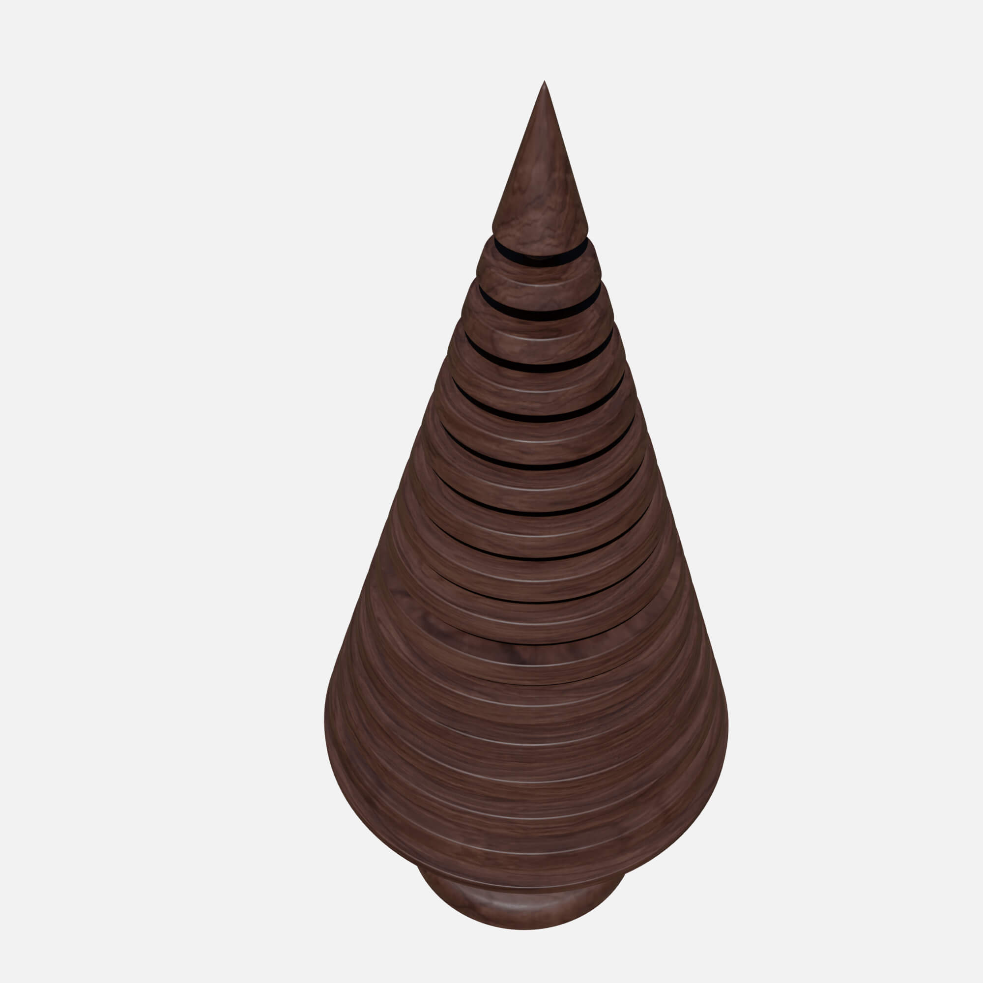 Wood Tree Decor 2 - 3D Model by Simple3D