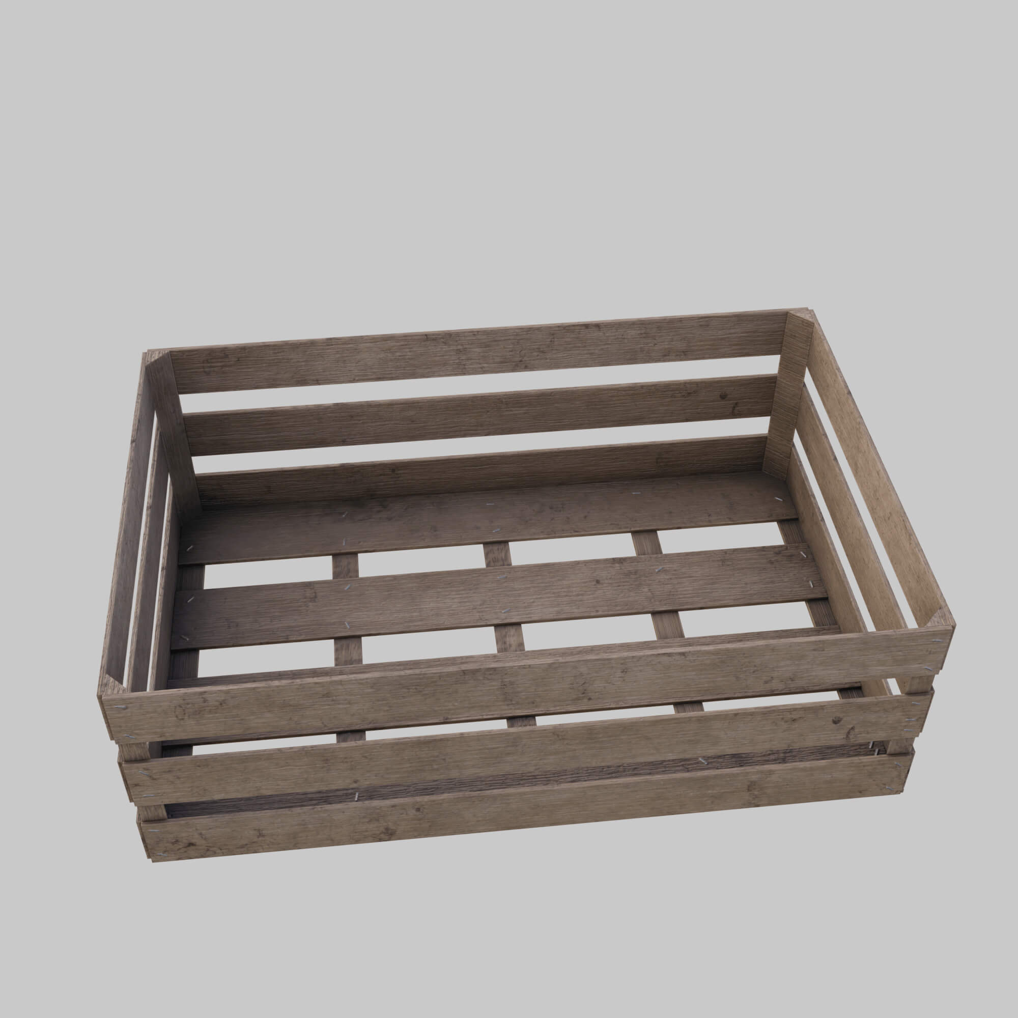 Wooden Box - 3D Model by Simple3D