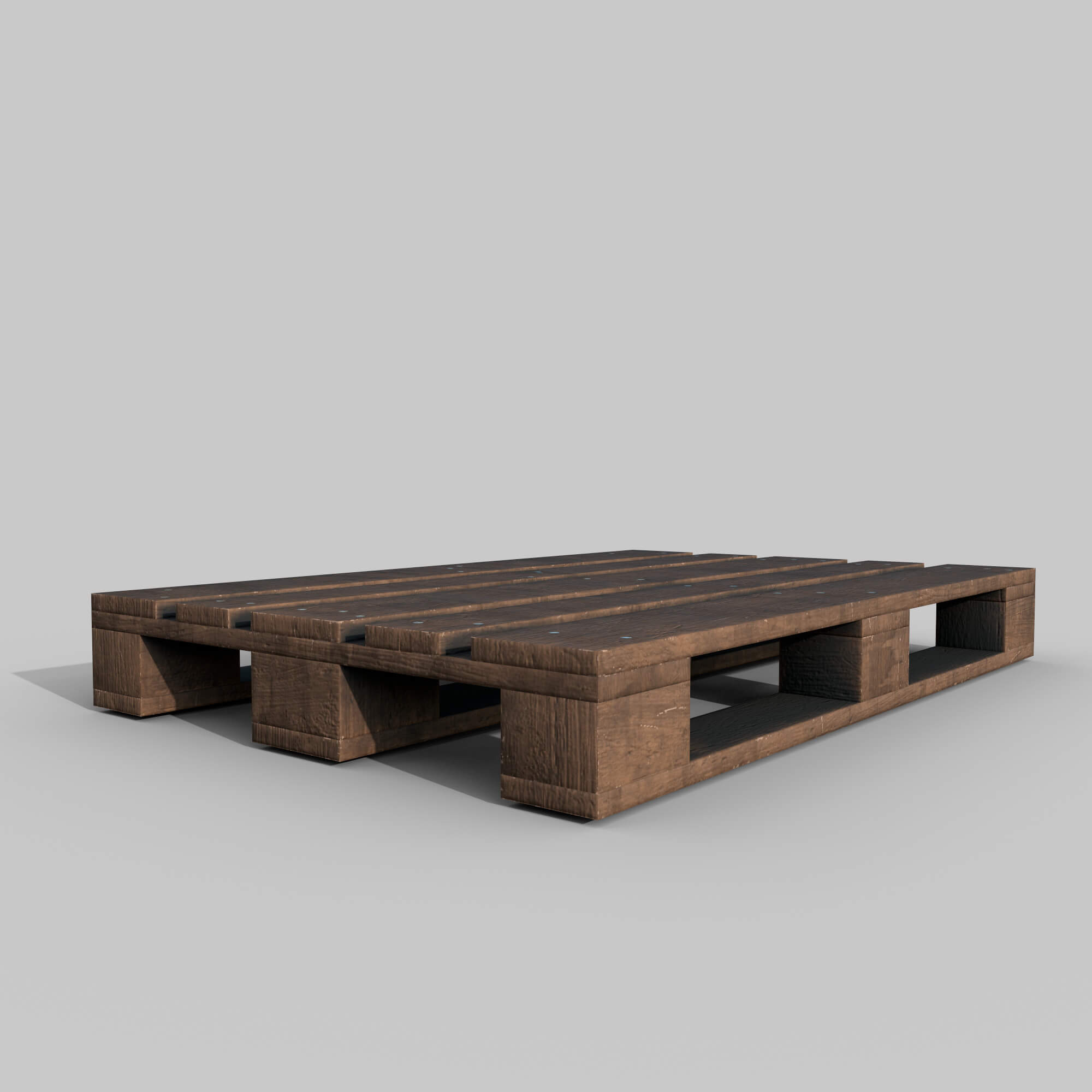 Wooden Pallet - 3D Model by Simple3D