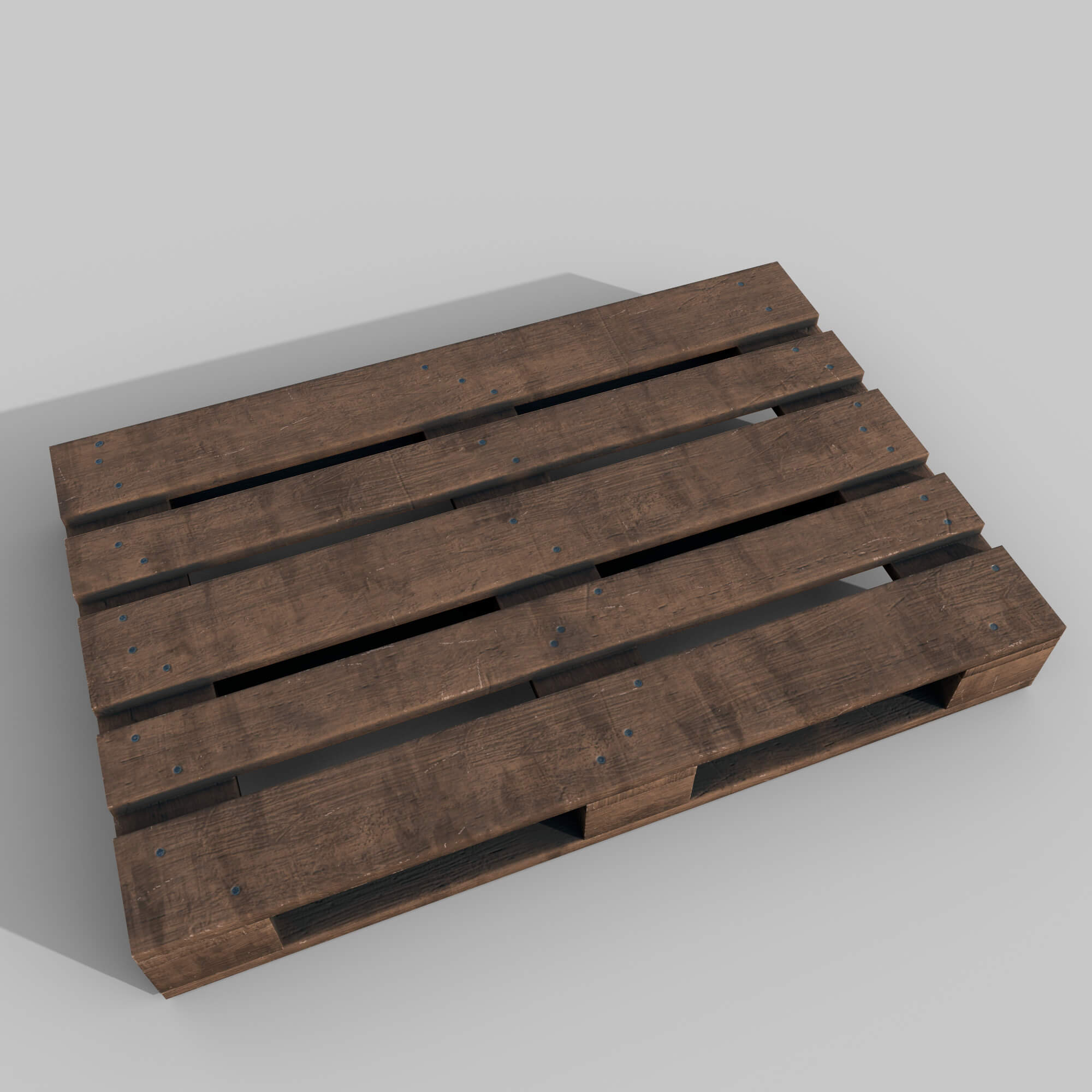 Wooden Pallet - 3D Model by Simple3D