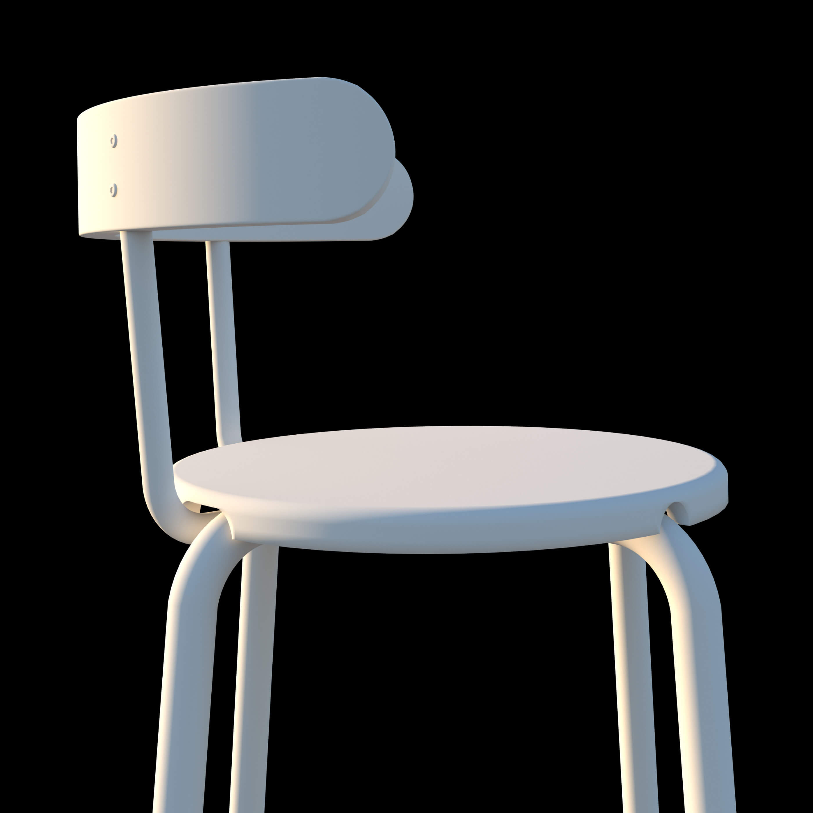 YNGVAR Chair Red IKEA - 3D Model by Simple3D