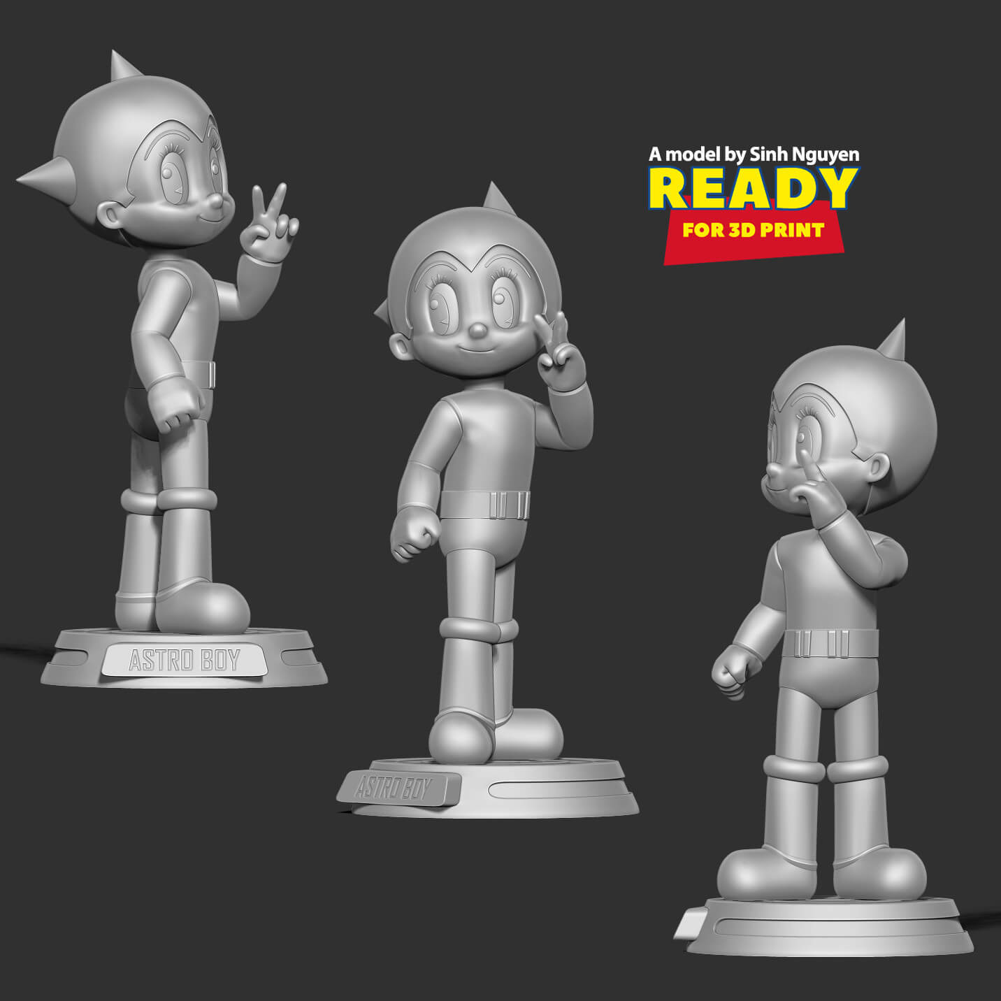 Astro Boy - 3D Model by Sinh Nguyen