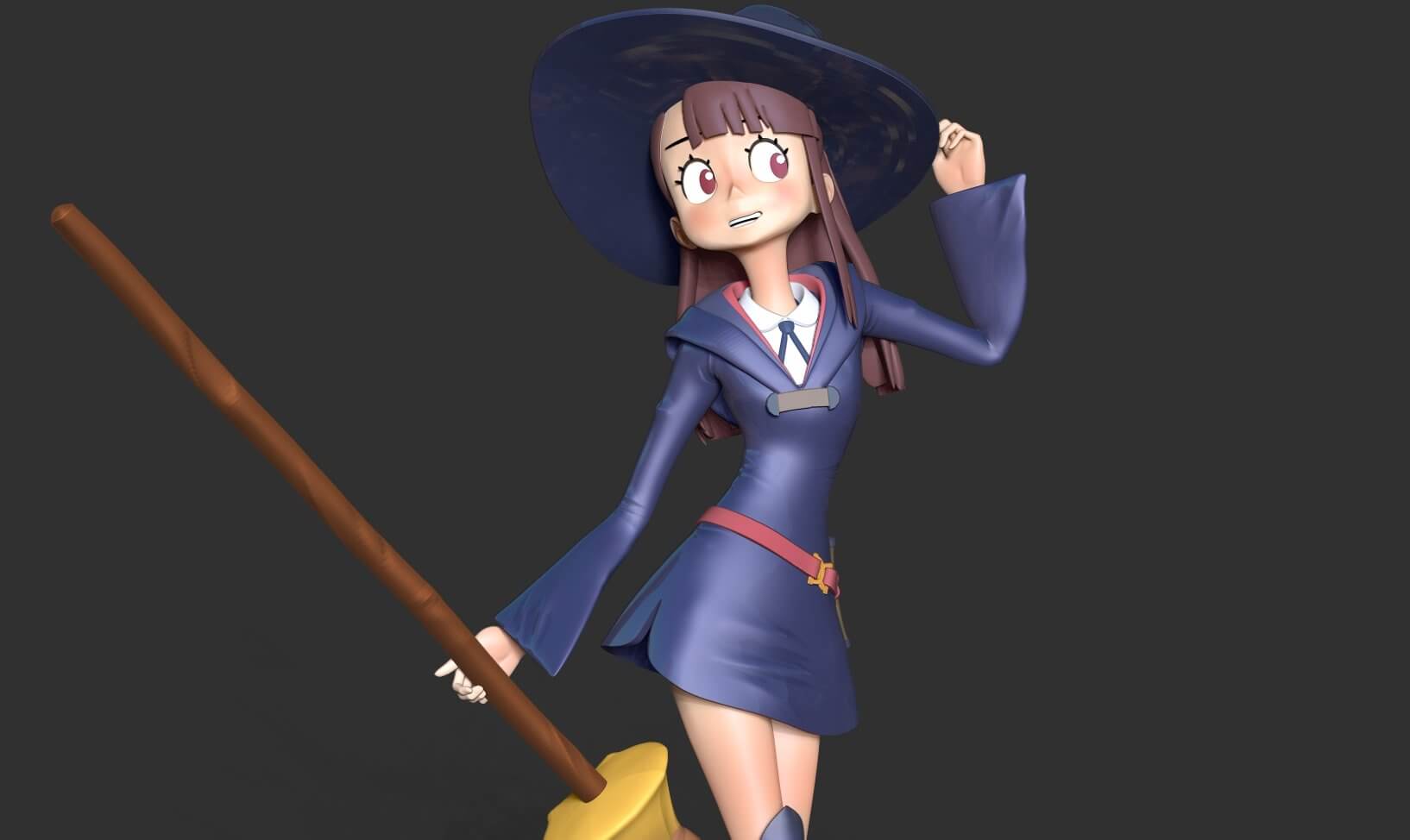 Atsuko Kagari - Akko 3D Model by Sinh Nguyen