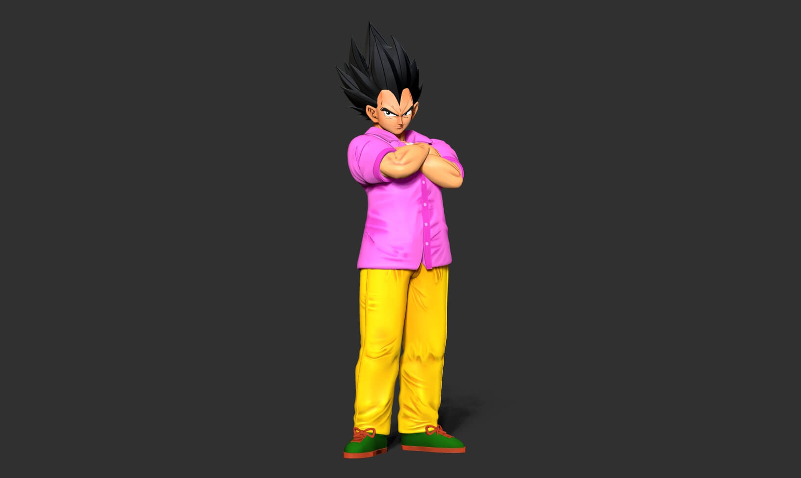 Badman Vegeta - Dragon Ball Fanart 3D Print Model by Sinh Nguyen