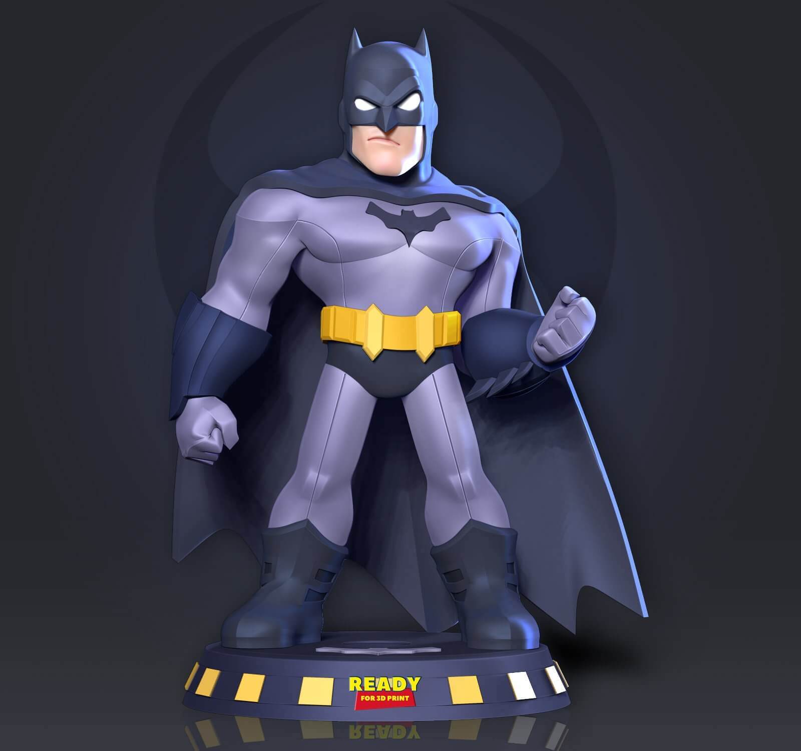 Batman Chibi - 3D Model by Sinh Nguyen