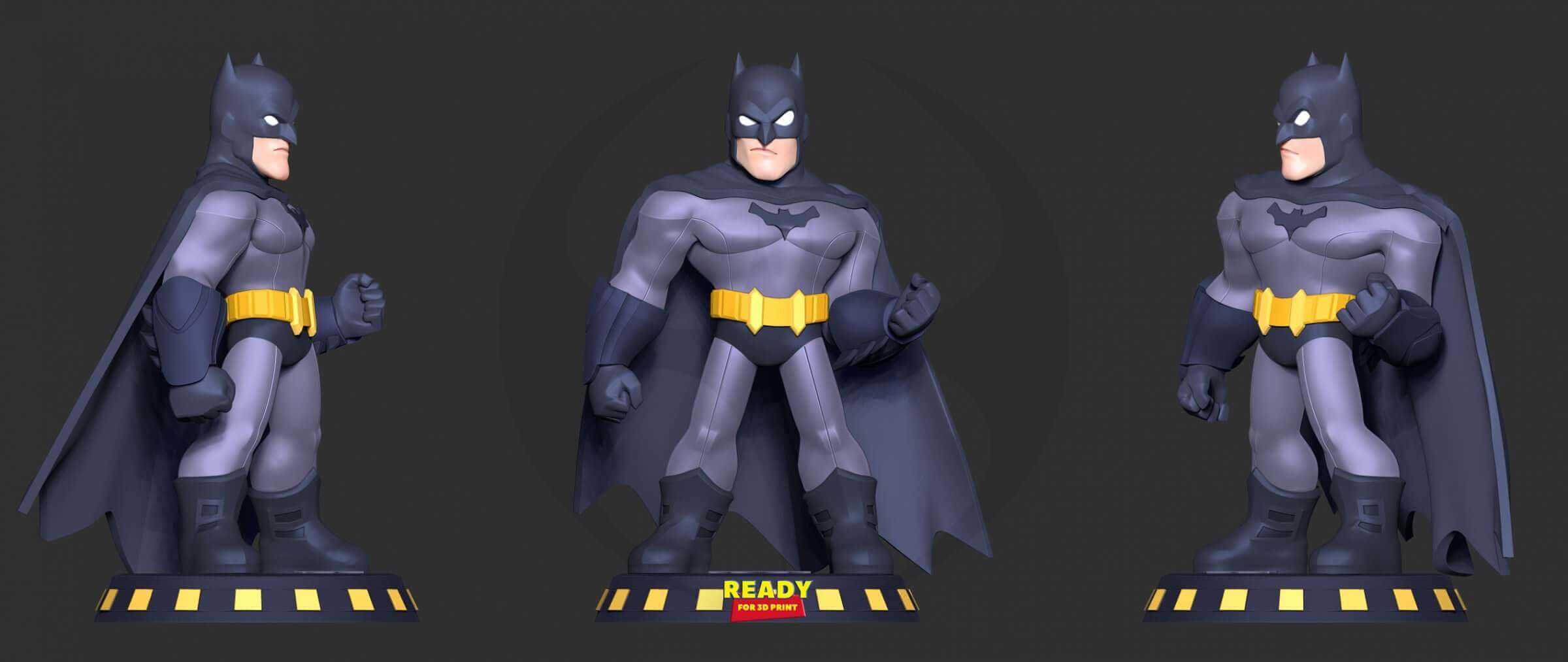 Batman Chibi - 3D Model by Sinh Nguyen