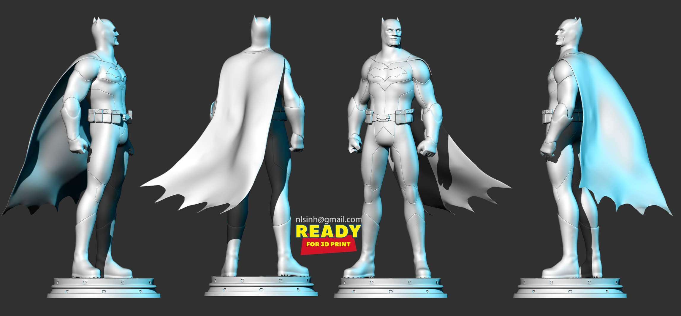 Batman - Dark Knight 3D Model by Sinh Nguyen