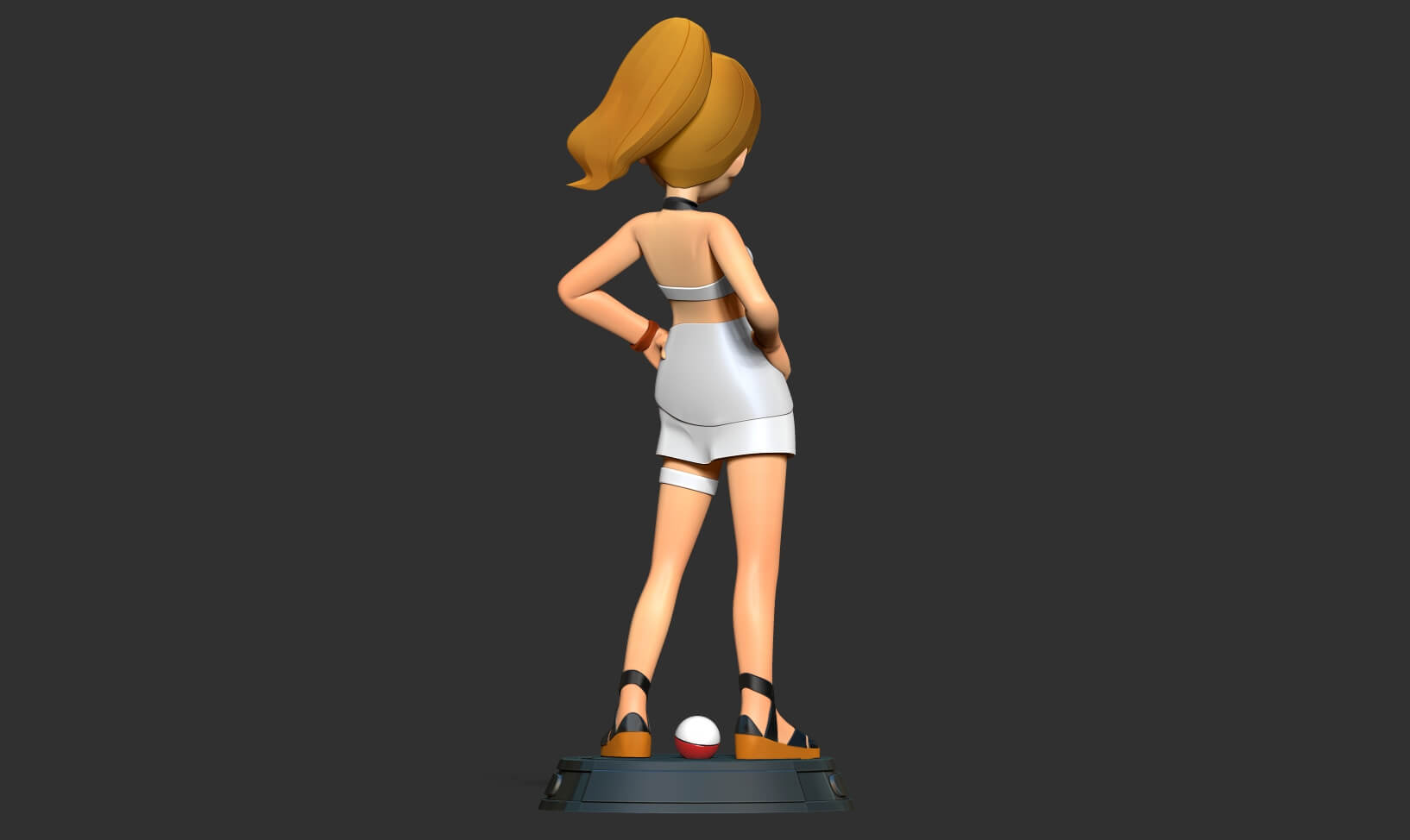 Beauty - Pokemon Trainer 3D Model by Sinh Nguyen