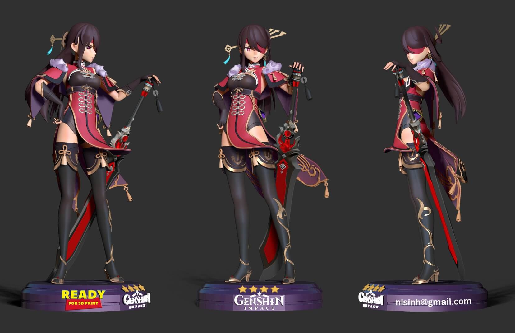 Beidou - Genshin Impact 3D Model by Sinh Nguyen