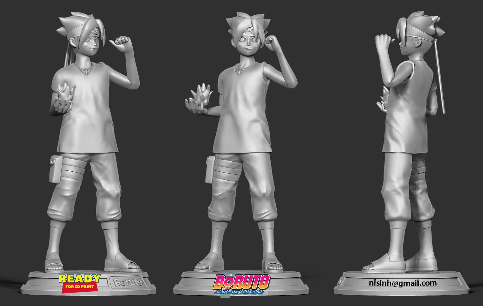 Boruto - 3D Model by Sinh Nguyen
