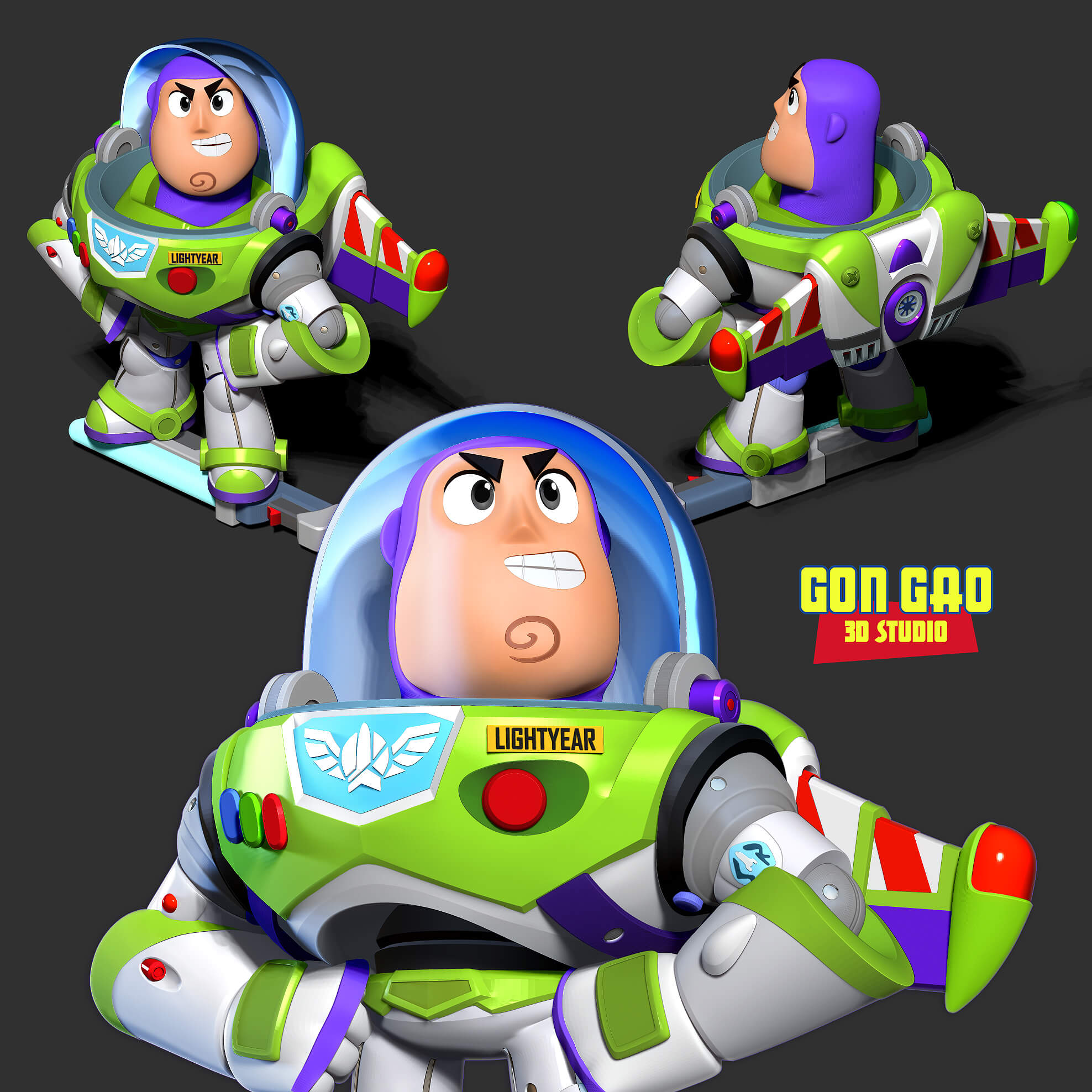 Buzz Lightyear Returns - 3D Model by Sinh Nguyen