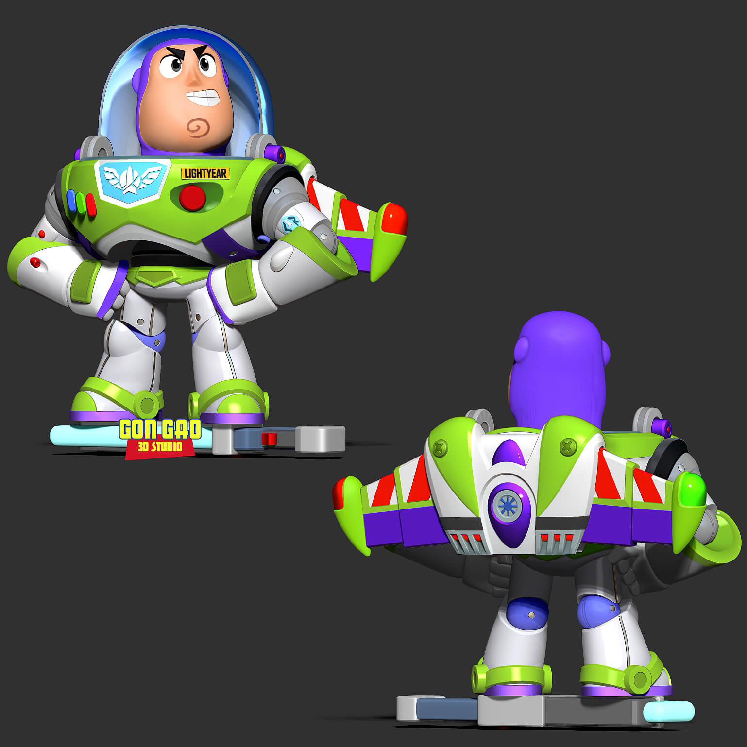 Buzz Lightyear Returns - 3D Model by Sinh Nguyen