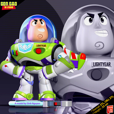 Buzz Lightyear Returns - 3D Model by Sinh Nguyen