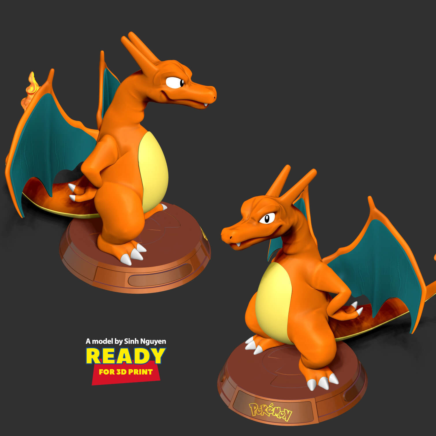 Charizard - Pokemon Unite 3D Model by Sinh Nguyen