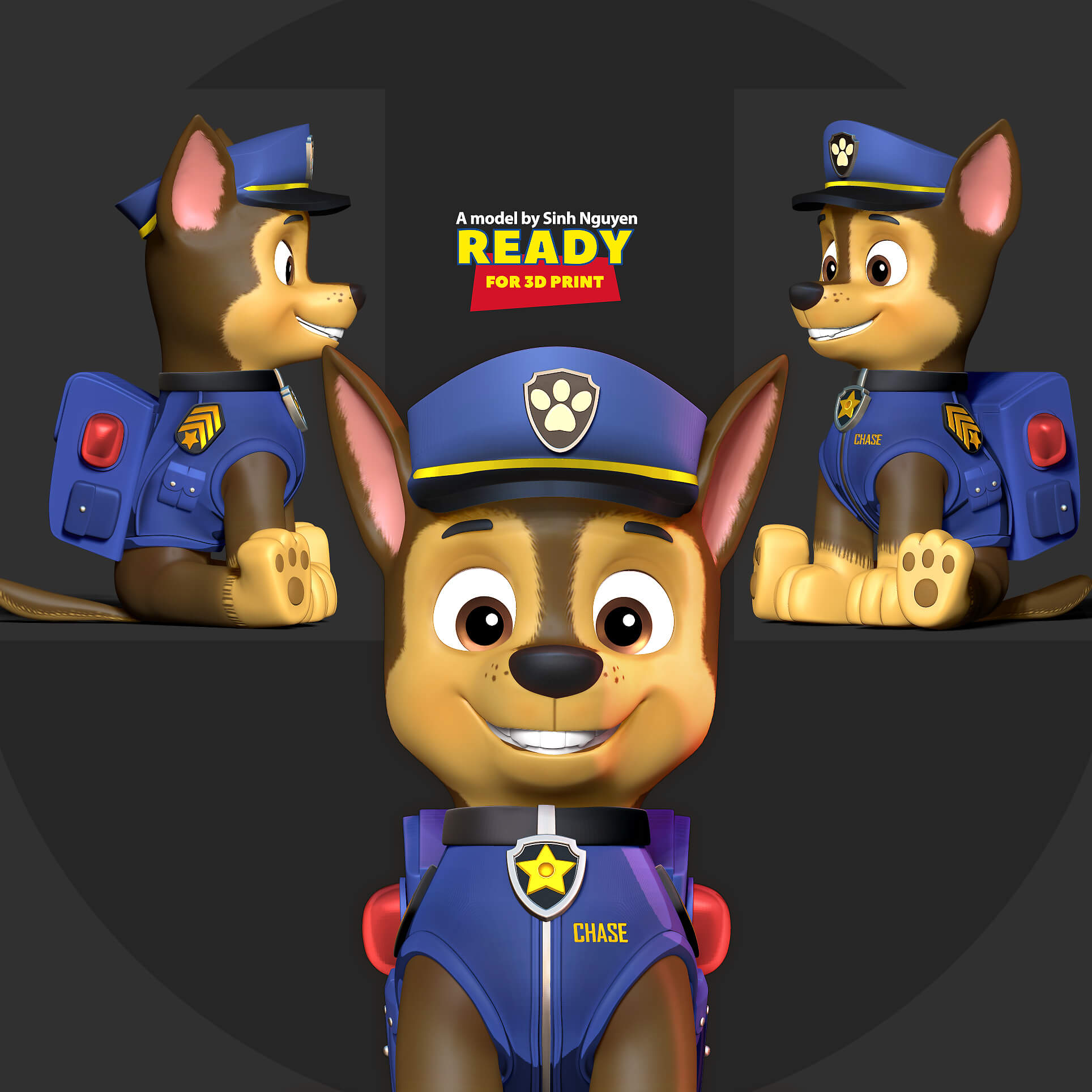 Paw Patrol Chase Chase (Canon, Paw Patrol)/Fnw21 Gamer | Character