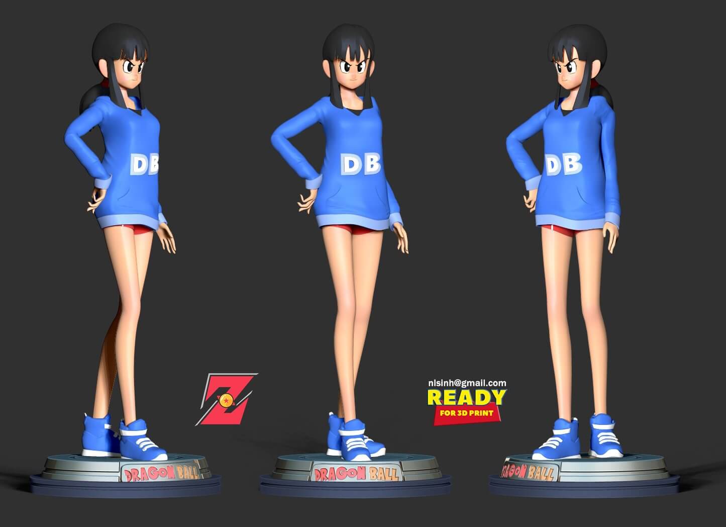 Chi-Chi 3D Model by Sinh Nguyen