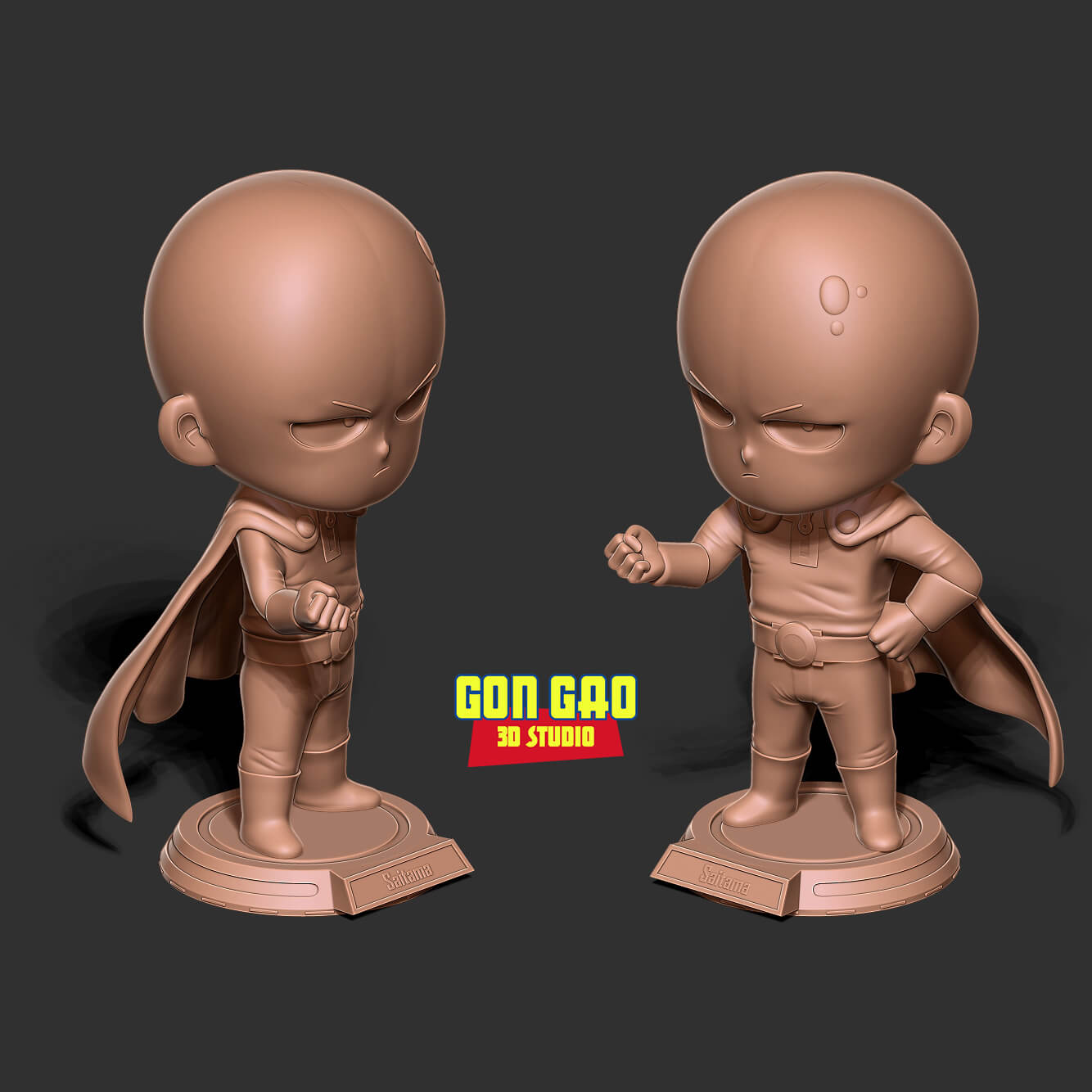 Chibi Saitama - 3D Model by Sinh Nguyen