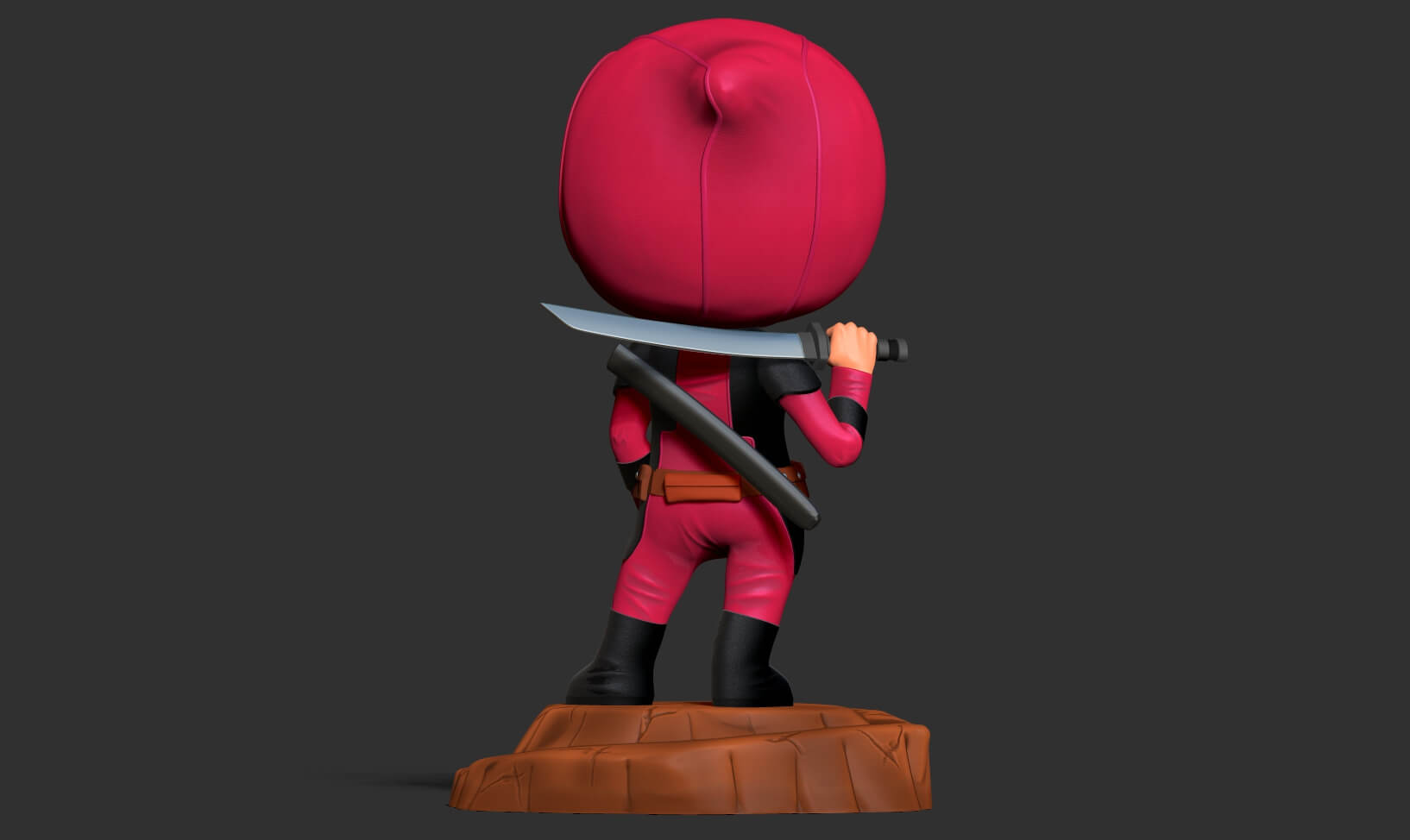 Chibipool Cartoon - 3D Model by Sinh Nguyen