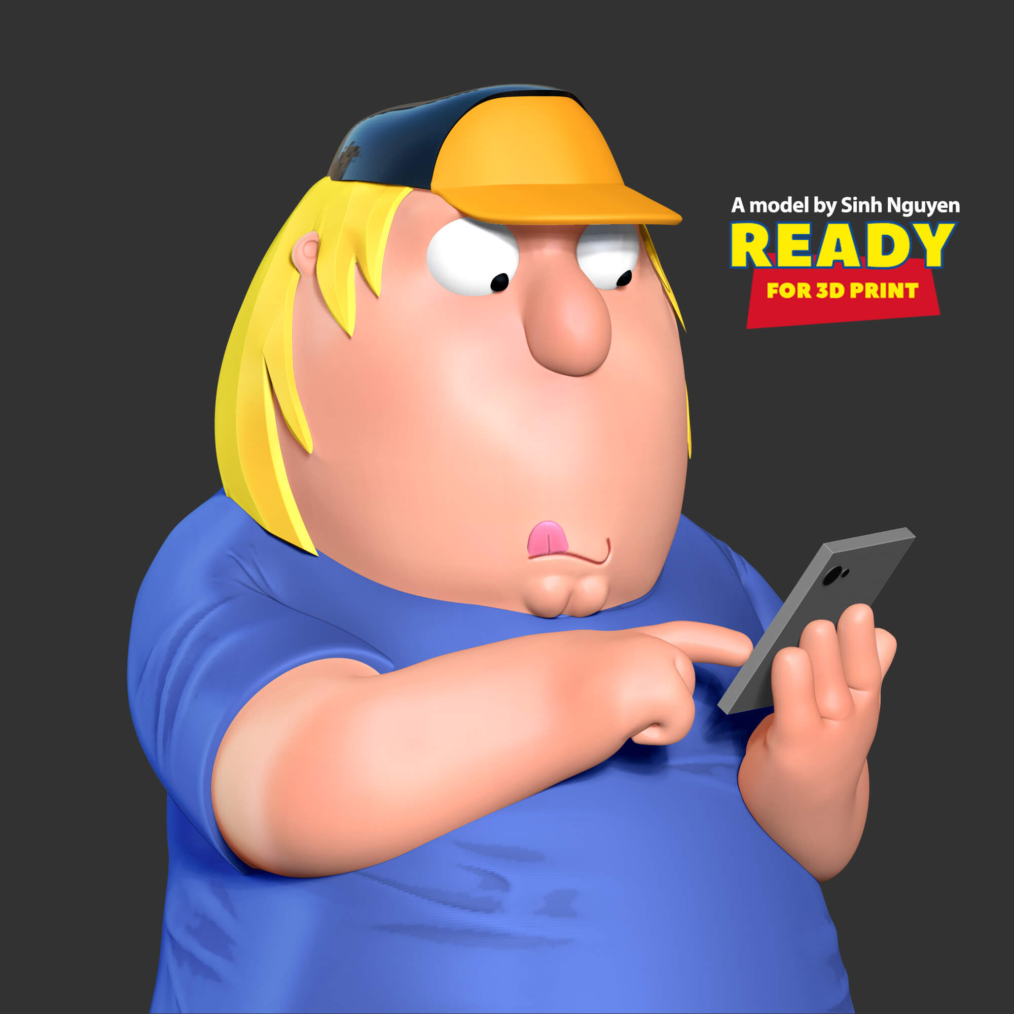 Chris Griffin - Family Guy Fanart 3D Model by Sinh Nguyen