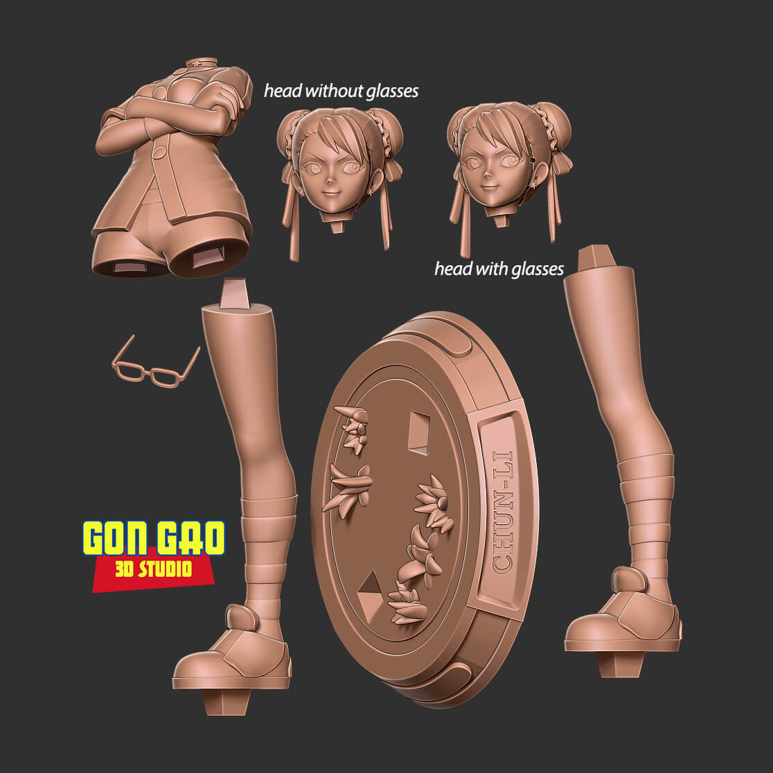 Chun-Li - Ready To Fight 3D Model by Sinh Nguyen