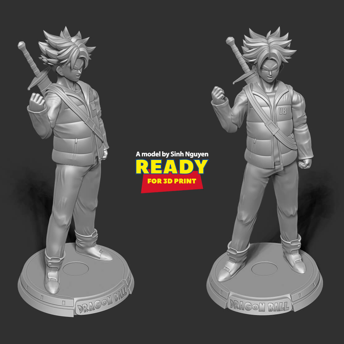 Come on Baby - Trunks 3D Print Model by Sinh Nguyen