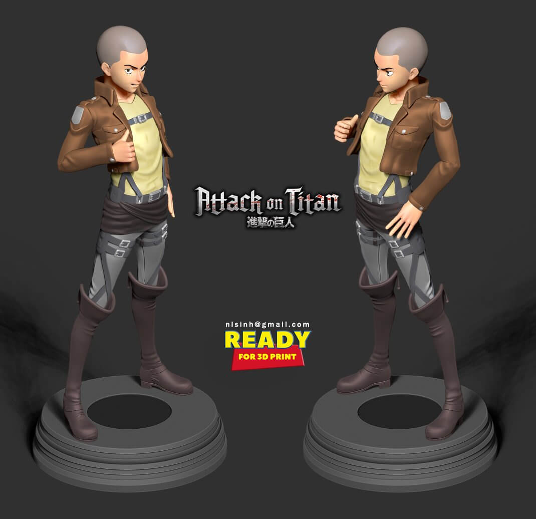 Connie Springer - Attack On Titan 3D Model by Sinh Nguyen