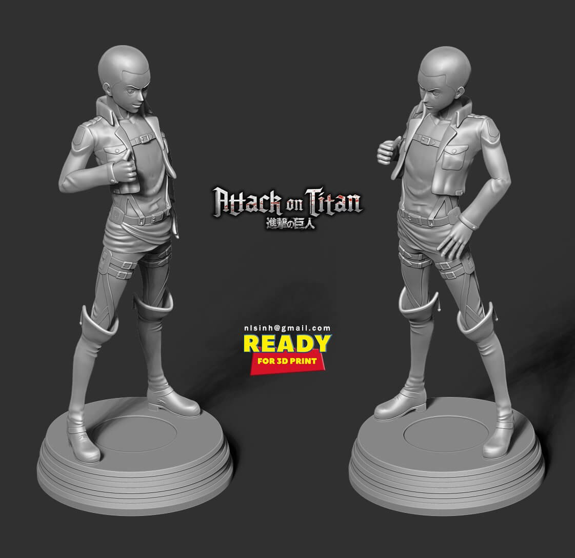 Connie Springer - Attack On Titan 3D Model by Sinh Nguyen