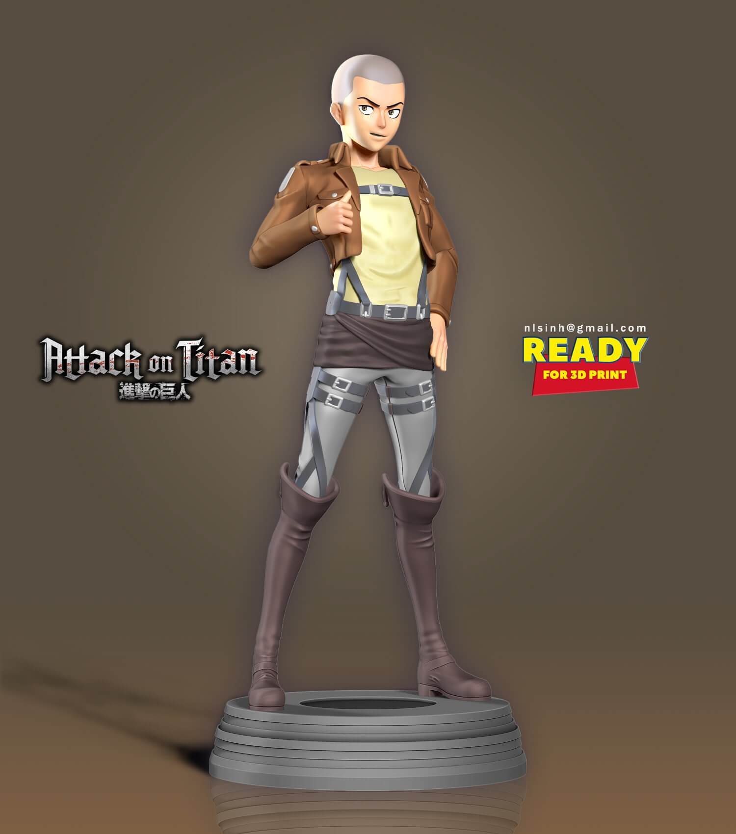 Connie Springer - Attack On Titan 3D Model by Sinh Nguyen