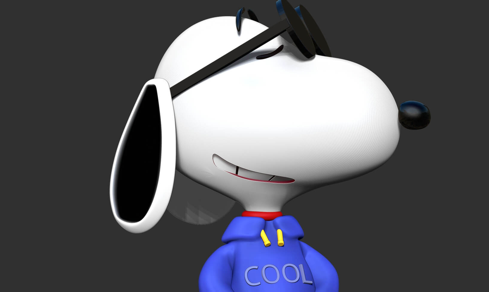 Cool Scoopy Dog - 3D Print Model by Sinh Nguyen