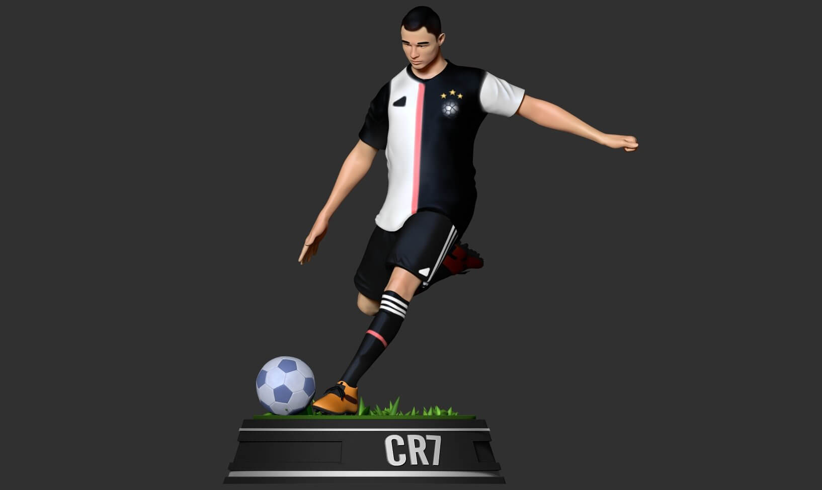 Cristiano Ronaldo - CR7 3D Model by Sinh Nguyen