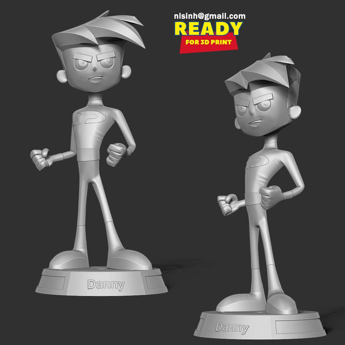 Danny Phantom Fanart - 3D Model by Sinh Nguyen