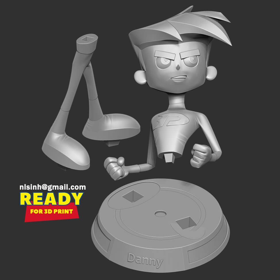 Danny Phantom Fanart - 3D Model by Sinh Nguyen